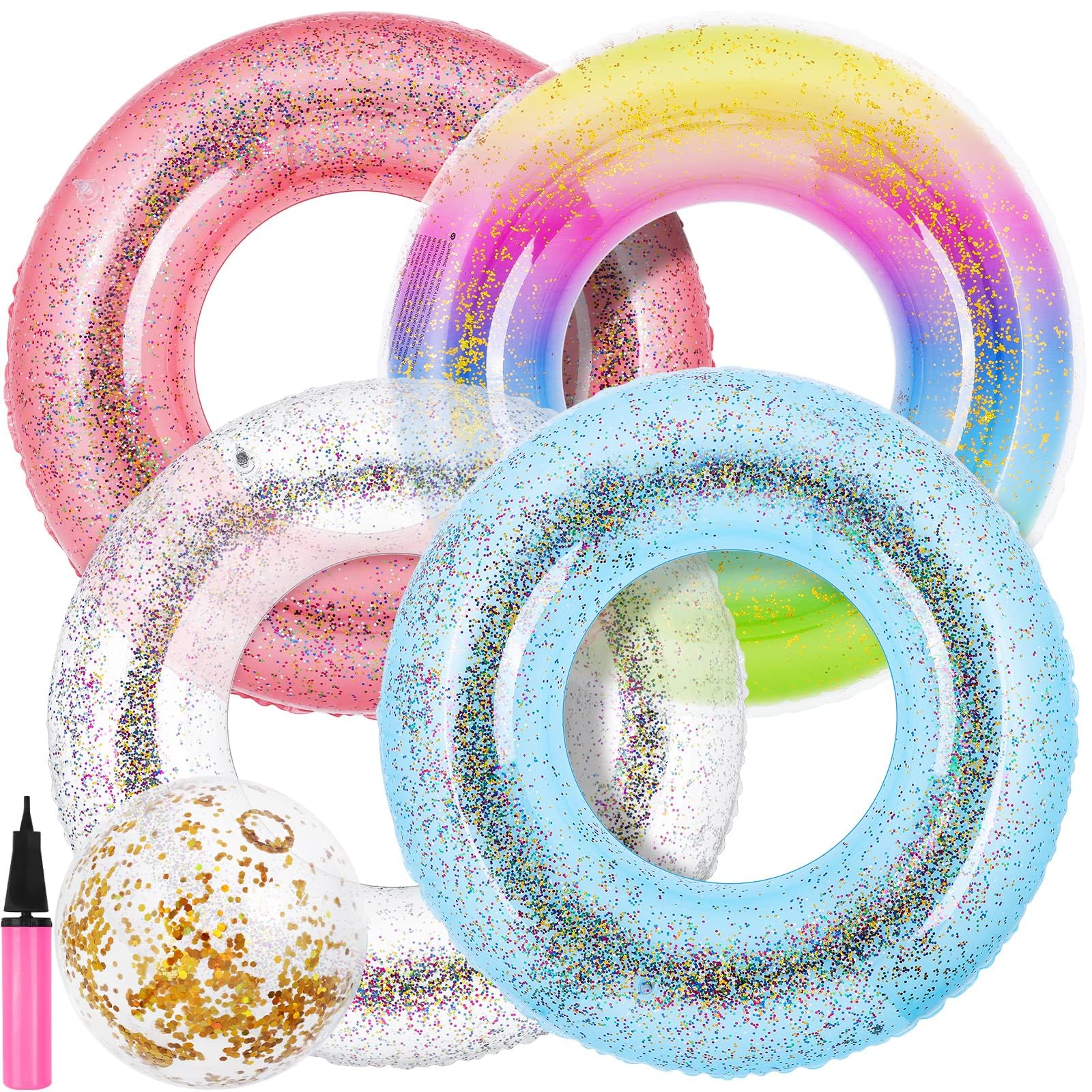 Snapklik.com : Elcoho 6 Packs Pool Floats Inflatable Pool Floats ...