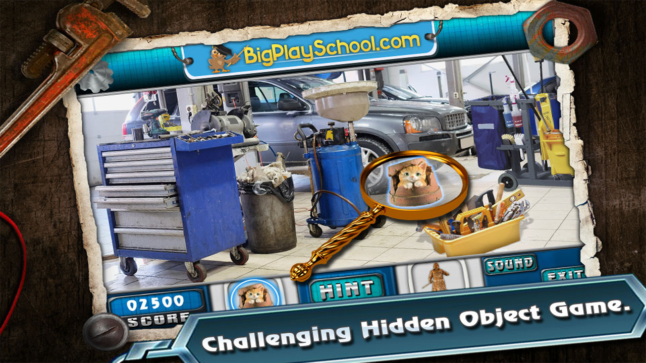 #20 - Garage Fun - New Free Hidden Object Games - App on Amazon Appstore