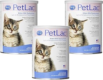 Amazon.com : PetLac Milk Powder for Kittens, 10.5-Ounce Each (3 Pack ...