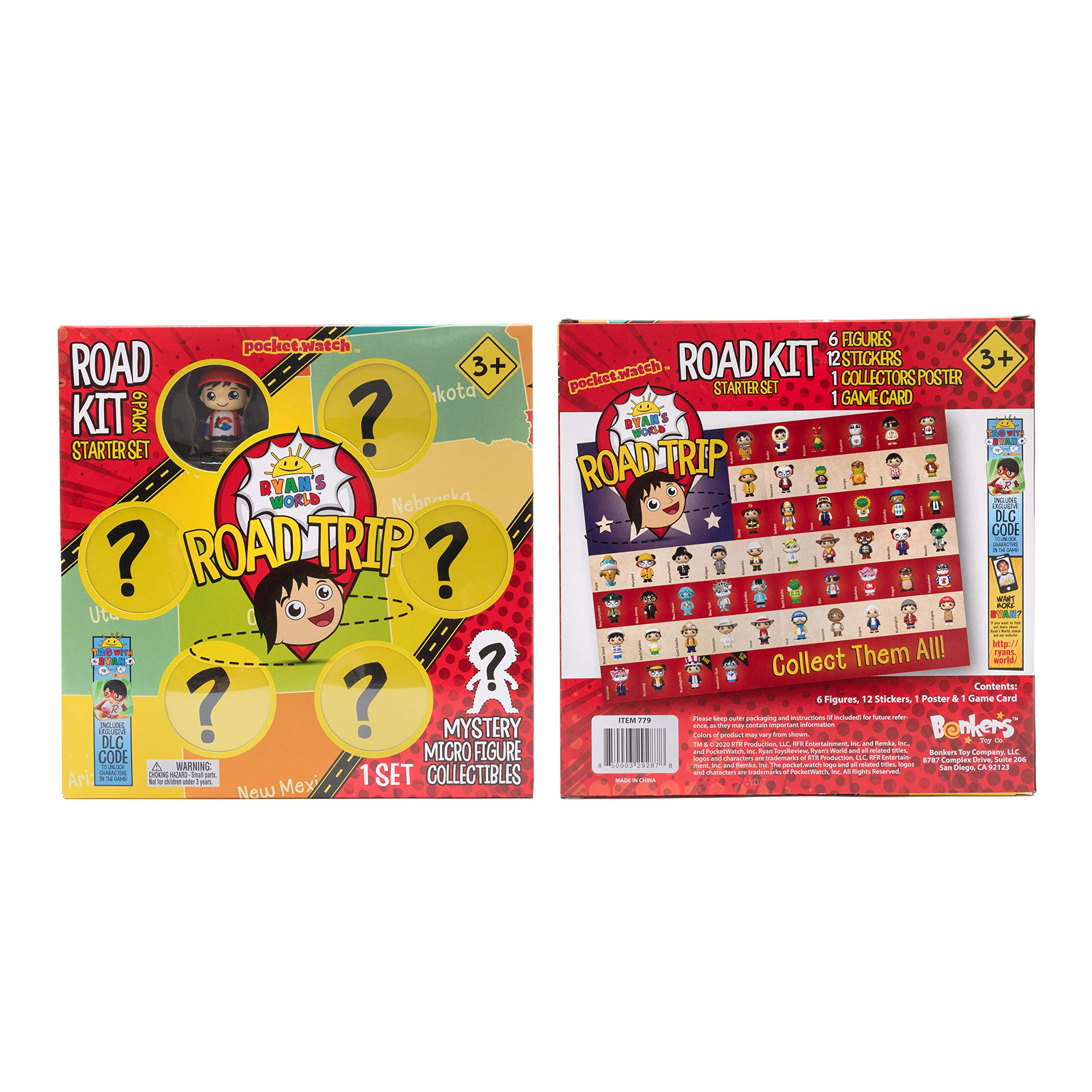 Buy RYAN'S WORLD Road Trip Micro Boxed Set, Mystery Toy, 6 of 52 ...