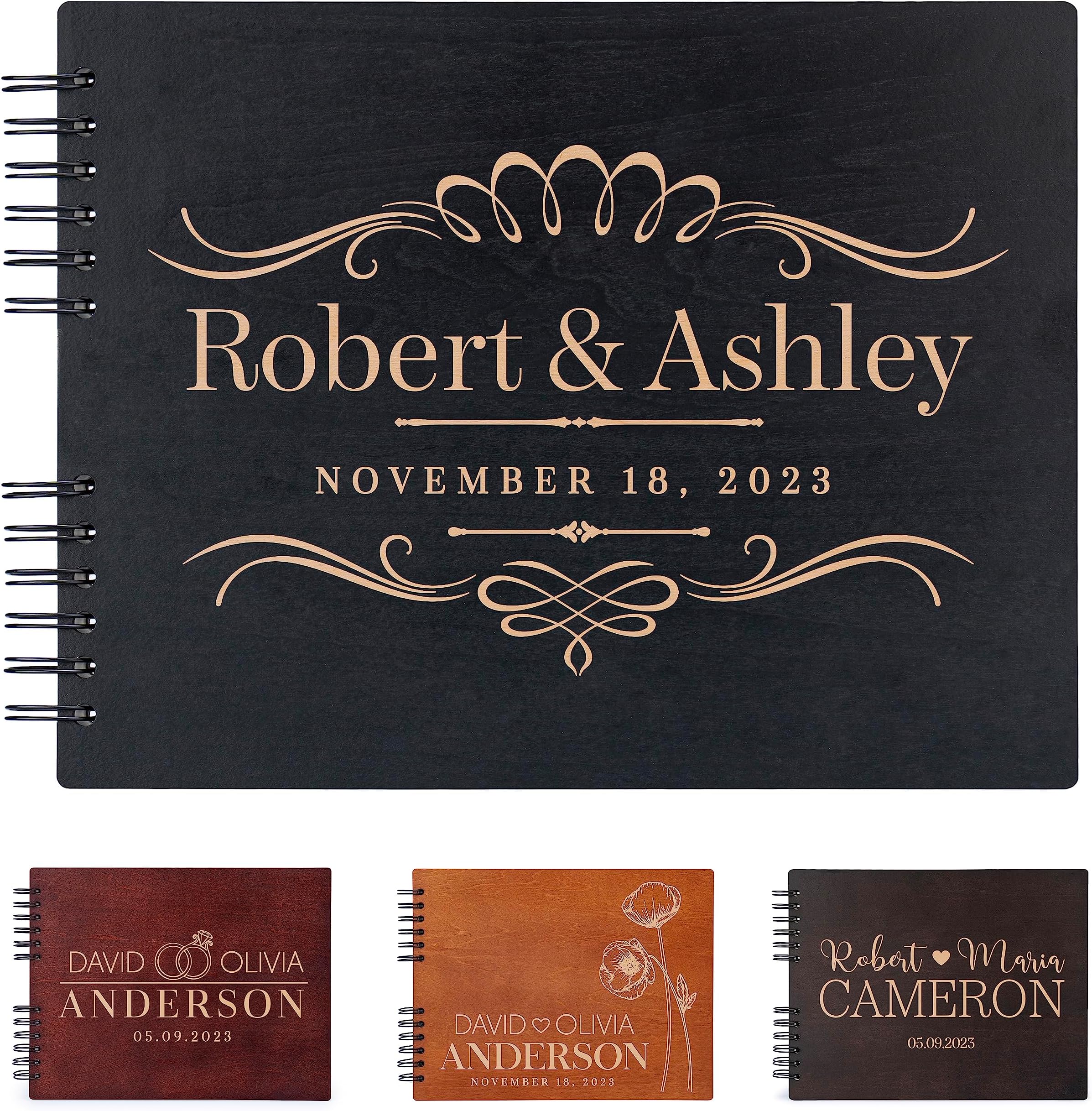 Amazon.com: Graduation Guest Book Personalized with 5 Designs & 5 ...