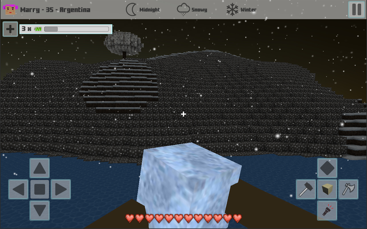 Aplicación Cubes Craft Winter en Amazon Appstore
