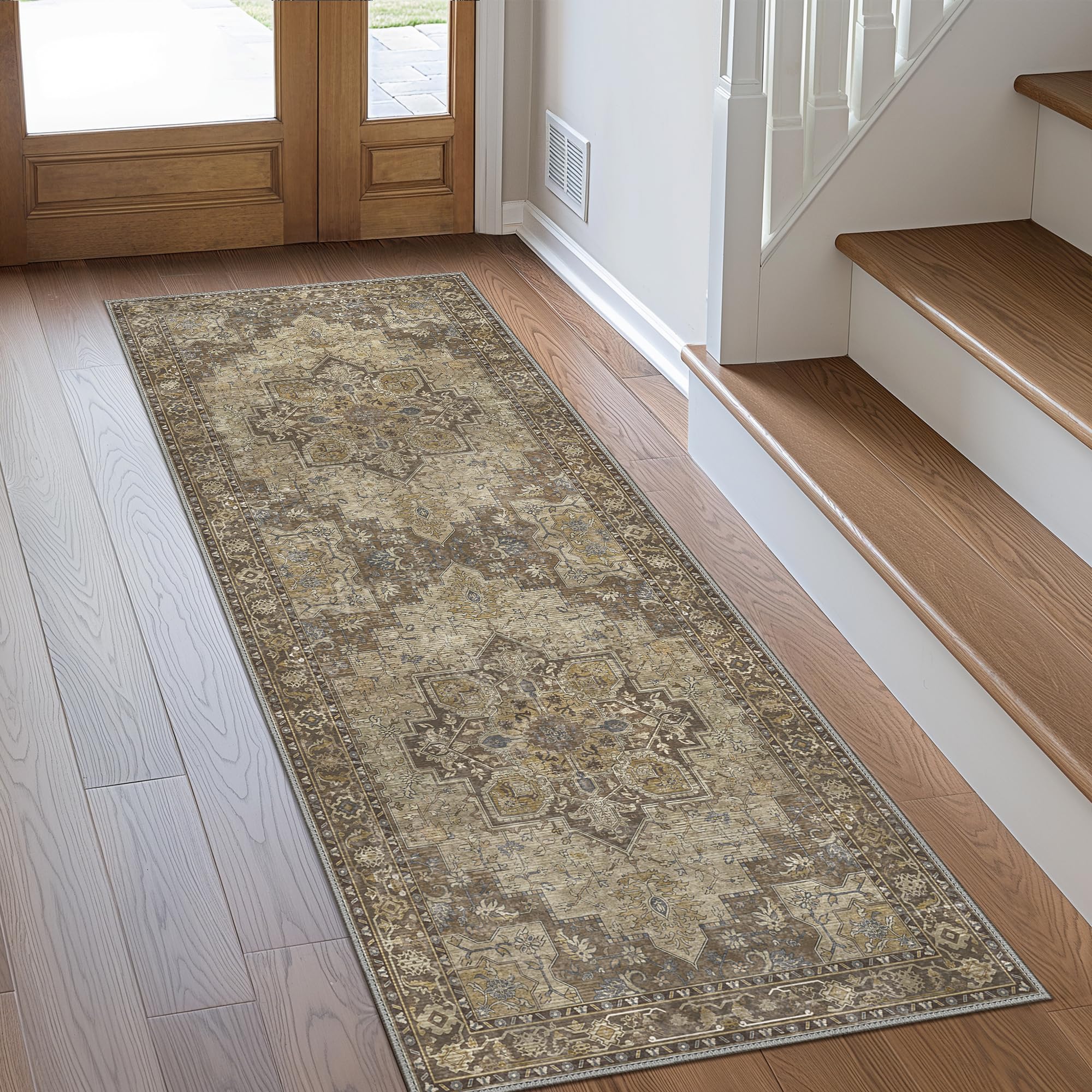 GENIMO Area Runner Rugs 2x6 for Living Room, Non-Slip Machine Washable ...