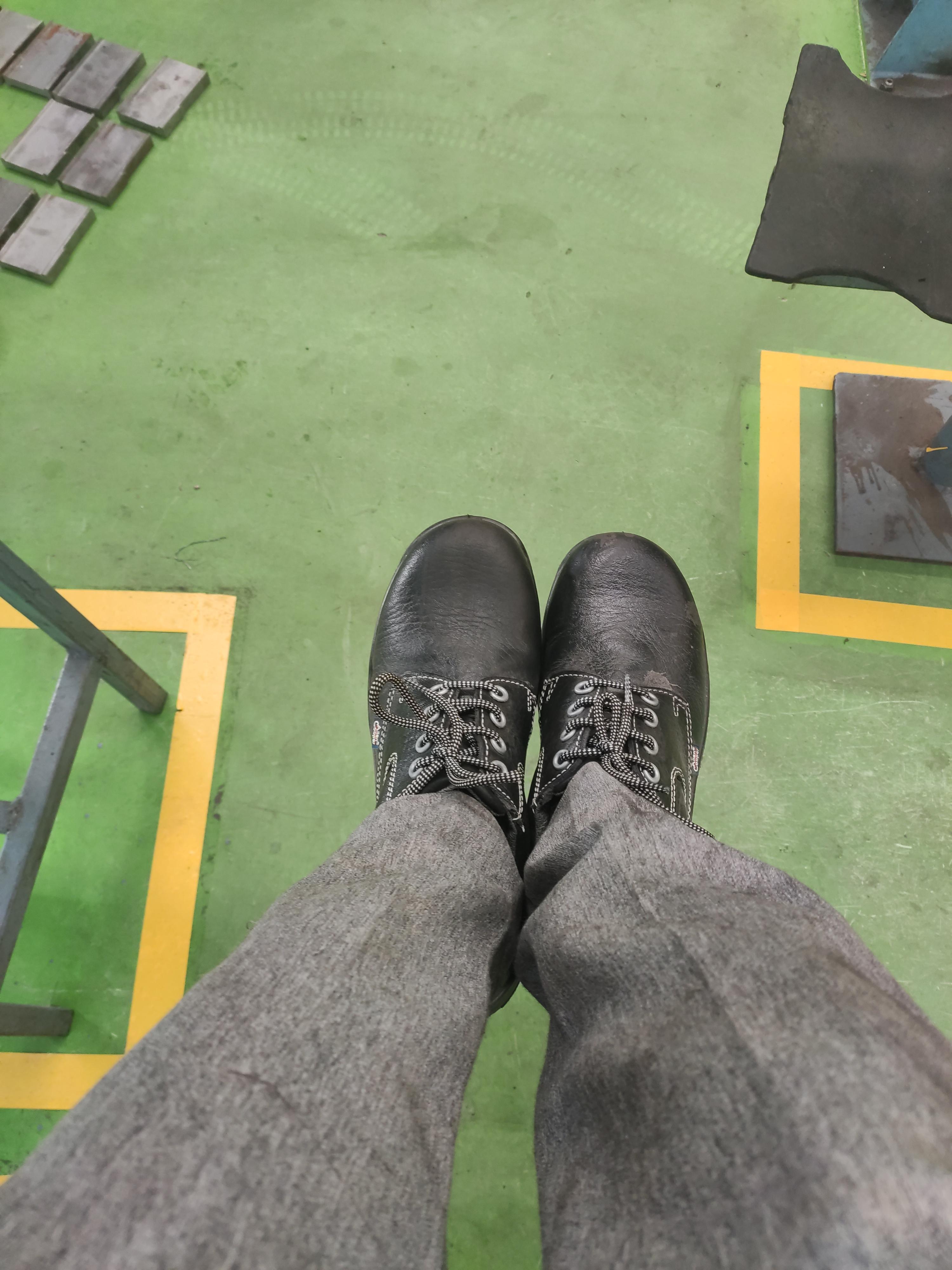 Allen Cooper AC-1265 Shock Resistant Safety Shoe, FRP Toe Cap for 200 ...