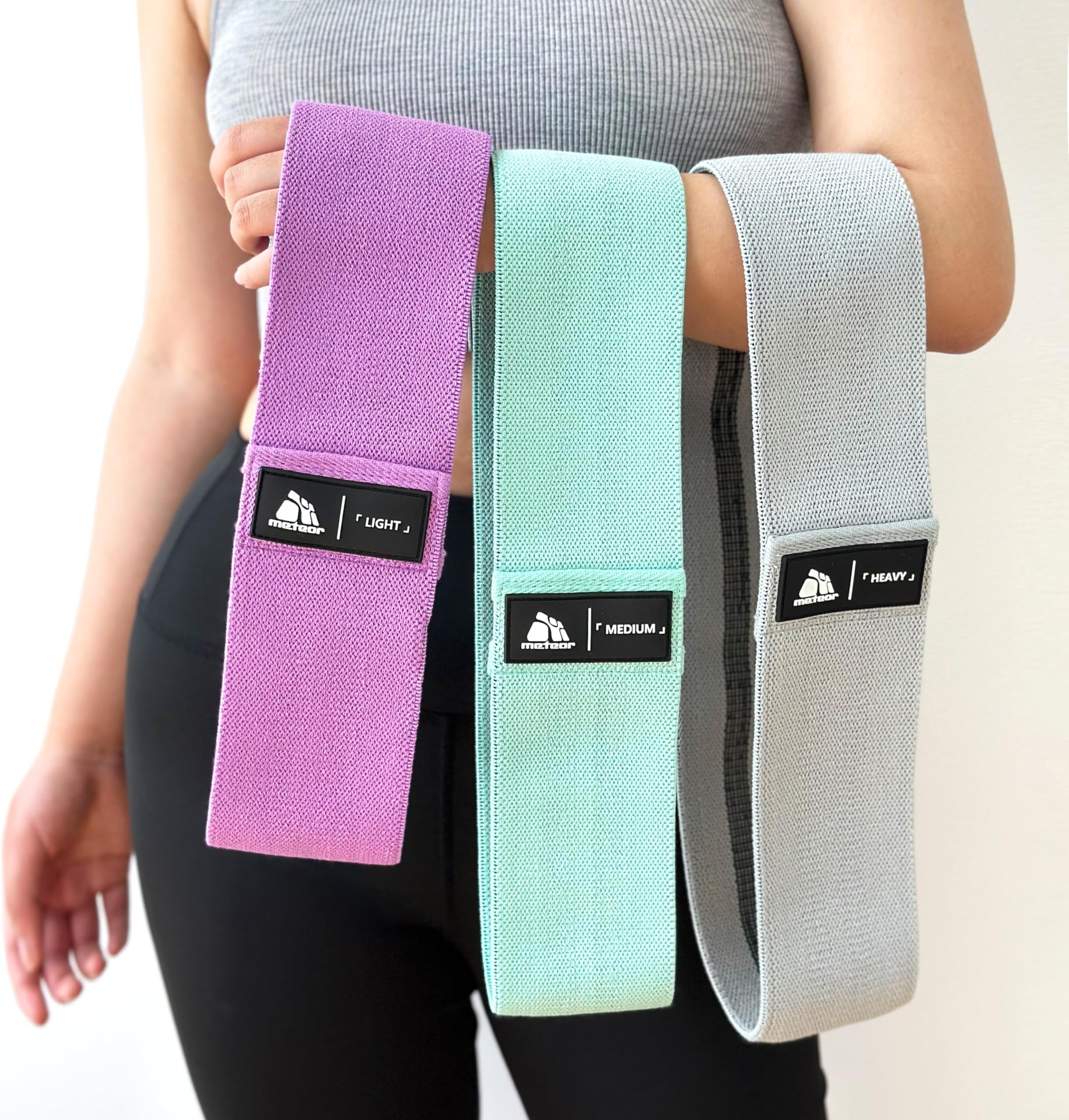 Resistance Bands for Legs and Butt, JR INTL Fabric Workout Bands ...