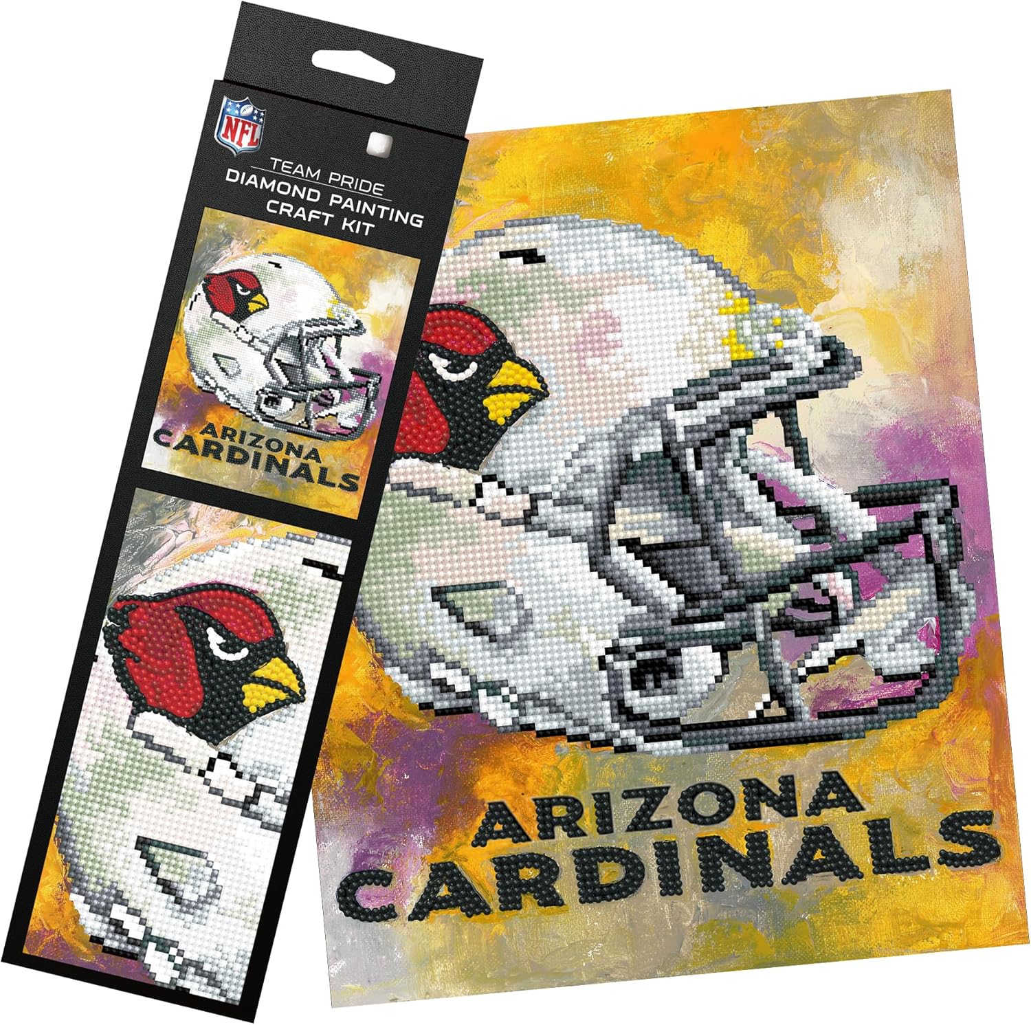 Amazon.com: Sporticulture NFL Arizona Cardinals Diamond Painting Craft ...
