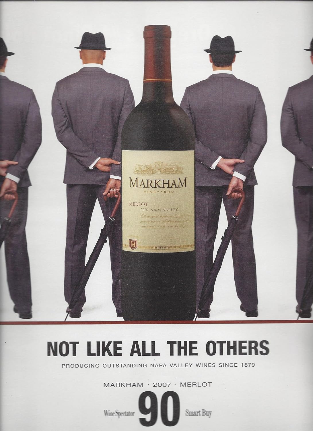 Amazon.com: MAGAZINE ADVERTISEMENT For 2007 Markham Merlot Wines: Not ...