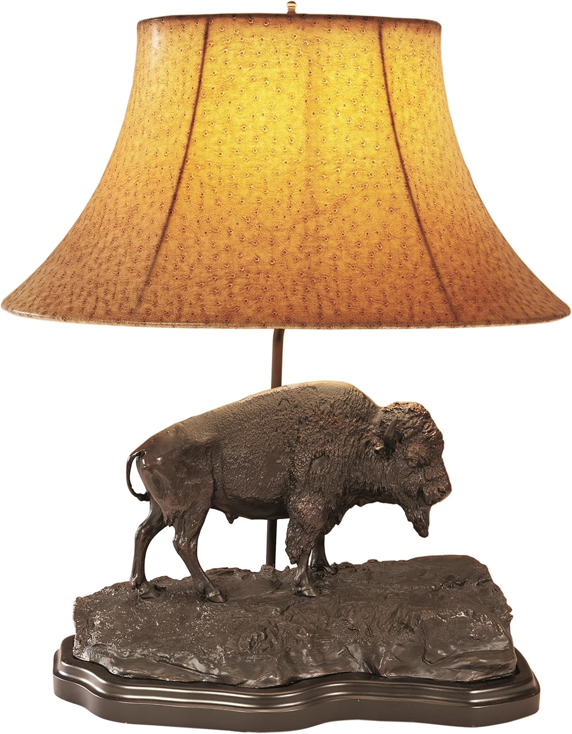 Amazon.com: LodgeandCabins Buffalo Lamp, Bronze : Tools & Home Improvement