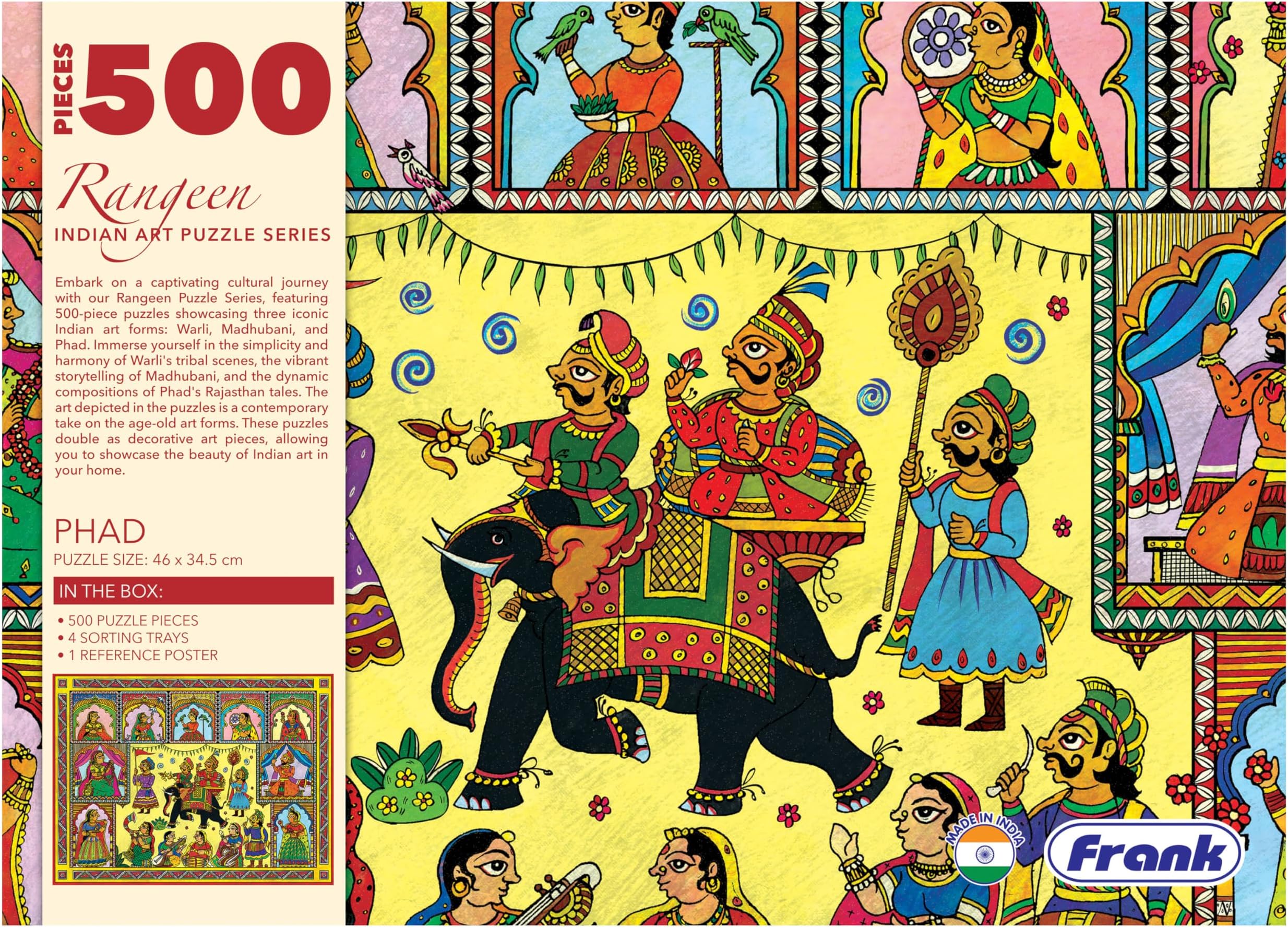 Buy Frank Phad's Rajasthan Tales Jigsaw Puzzle (500 Pieces) for Adults ...