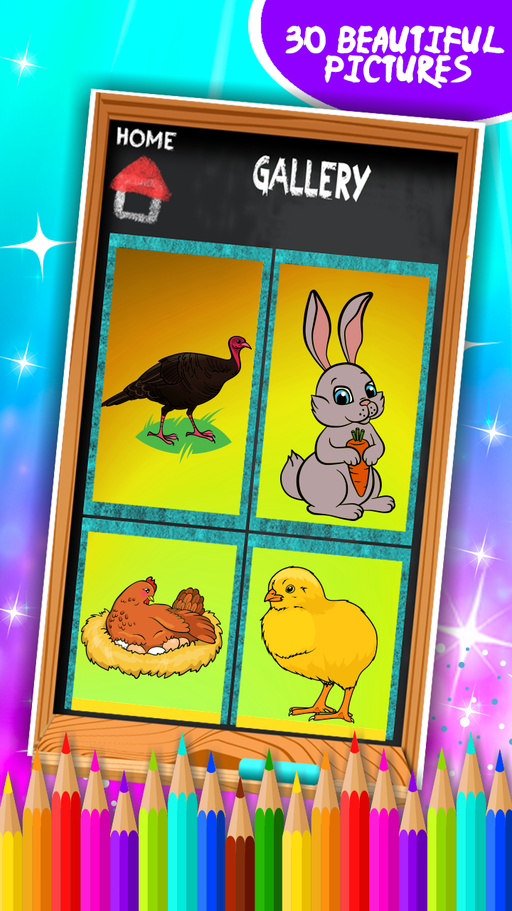 Farm Animals Coloring Book - App on Amazon Appstore