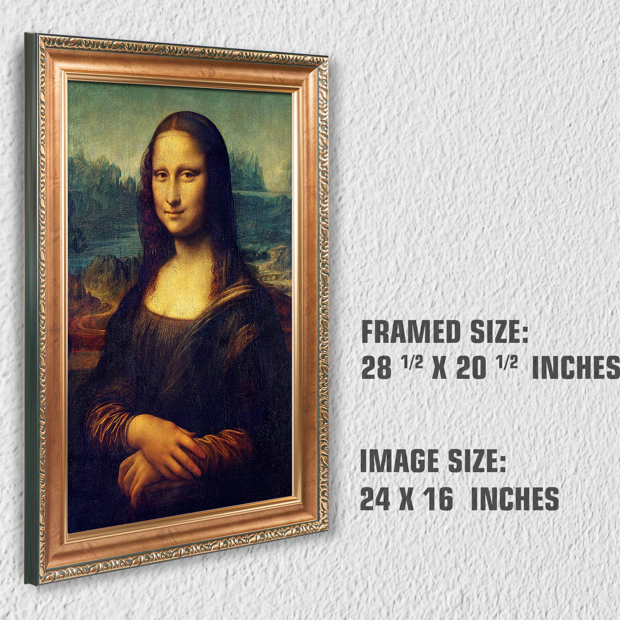Marco Original De La Mona Lisa Made In Italy Mona Lisa Cuadro Con