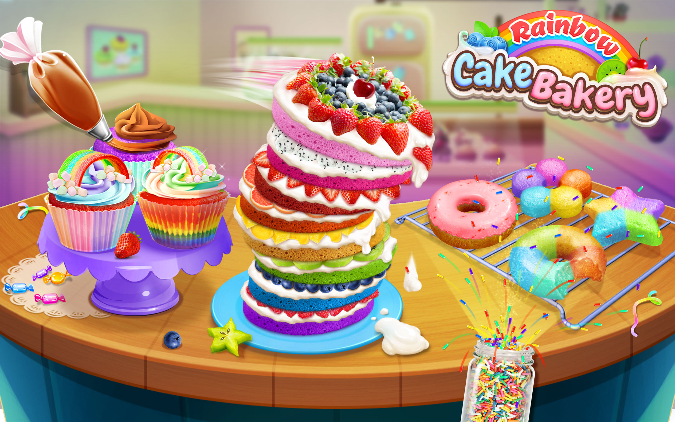 Rainbow Cake Bakery - App on the Amazon Appstore