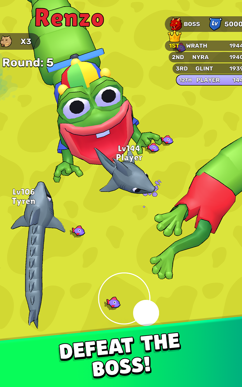 Snake Rush: Clash Battle 3D – Slither Simulator Game, Hungry Eater Arena, Worms Run War, Eat and ...