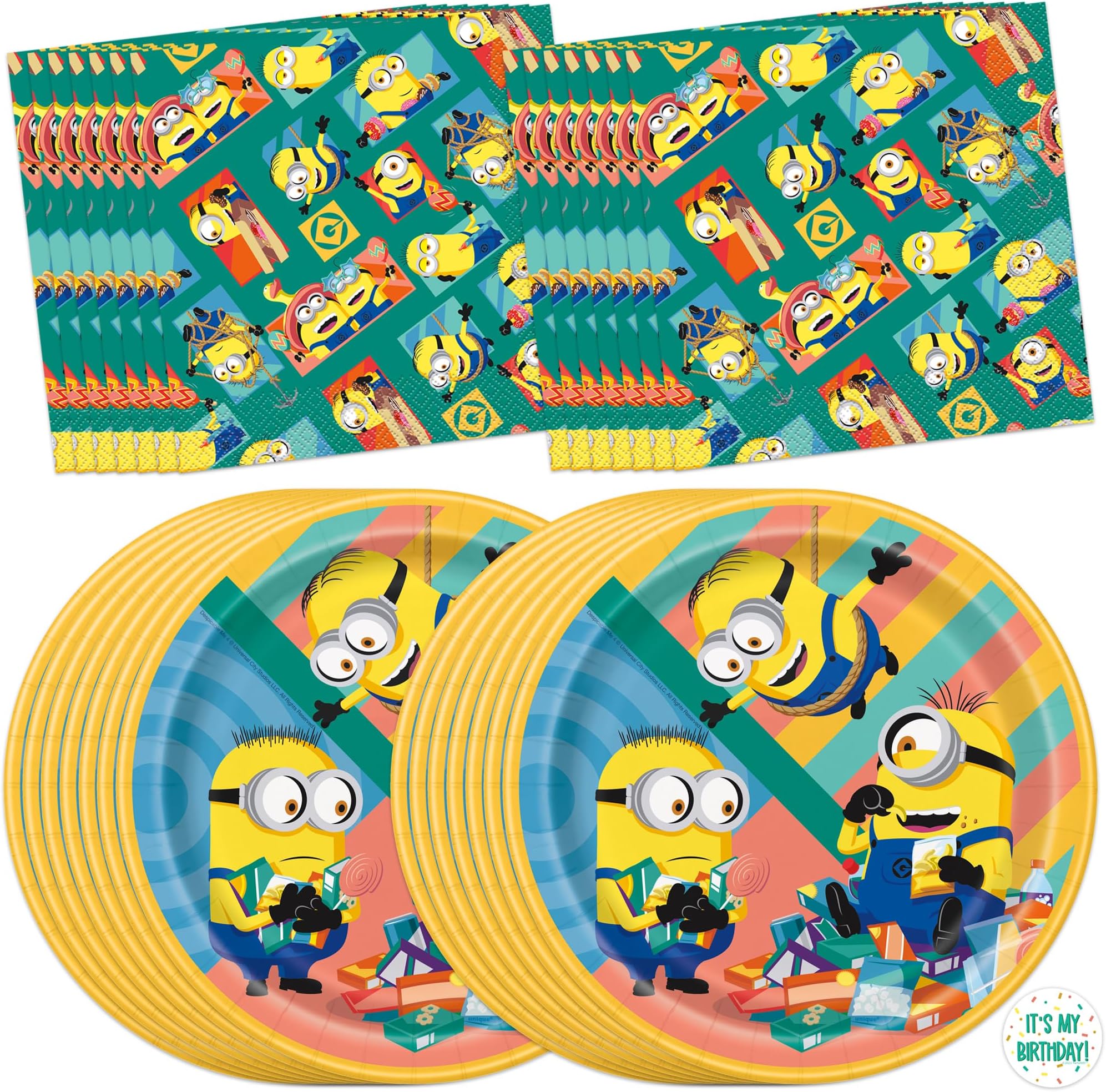Amazon.com: Multicolor Despicable Me Table Centerpiece Kit - 1 Set (4.3 ...