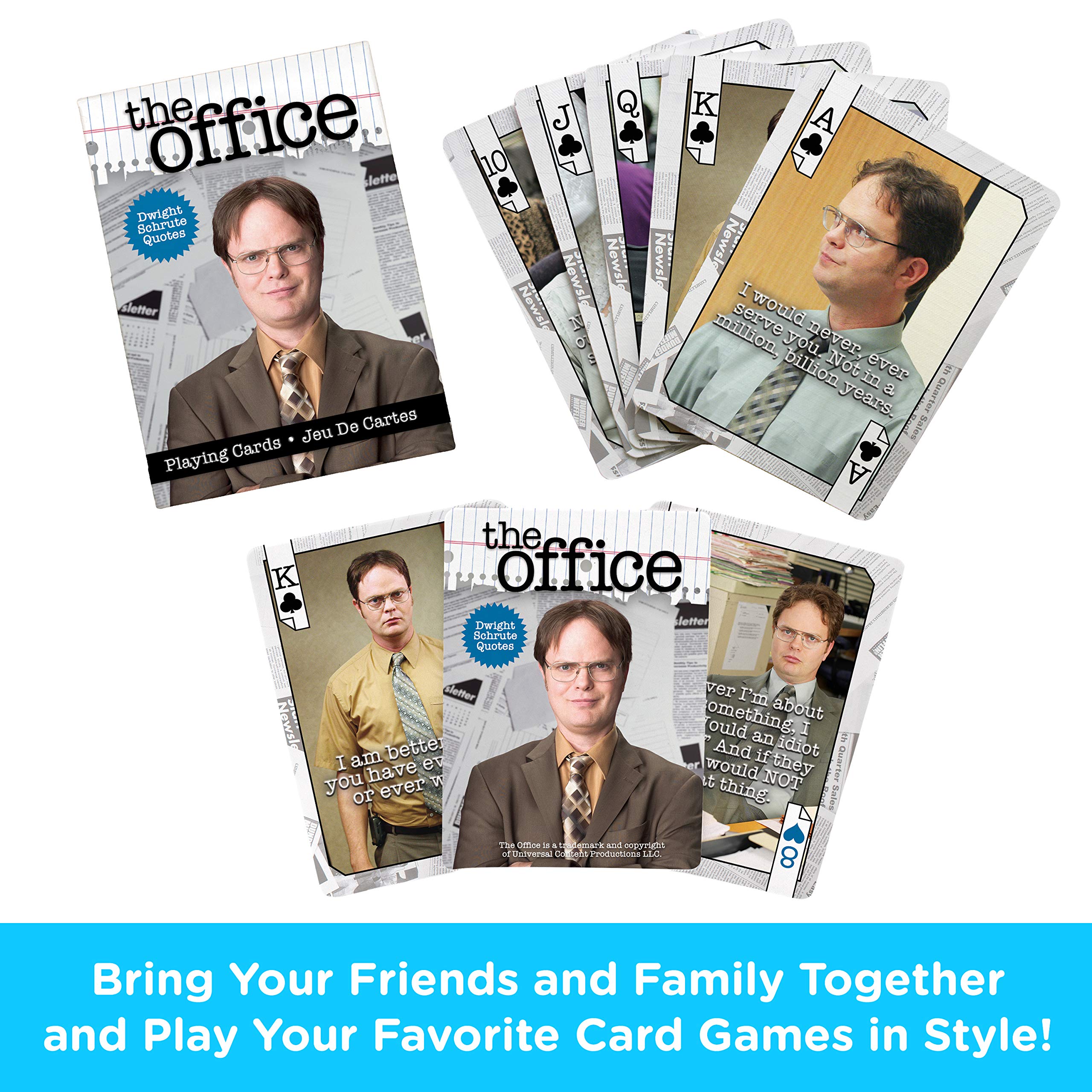 Snapklik.com : The Office Dwight Quotes Playing Cards - Dwight Themed ...