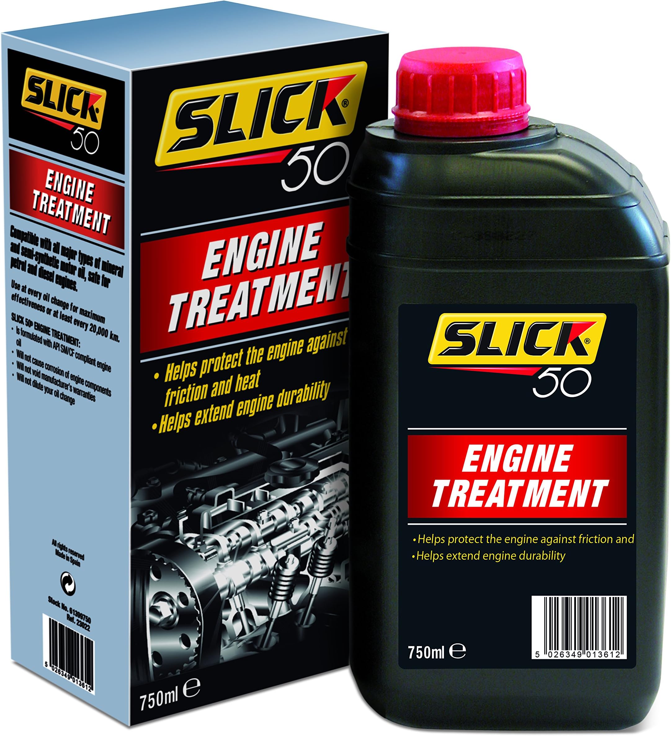 Slick-50 61399750 Engine Treatment 750ml : Amazon.co.uk: Automotive