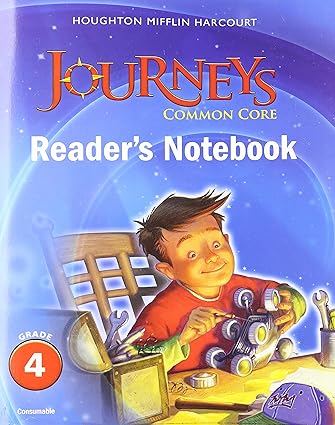 Amazon.com: Common Core Reader's Notebook Consumable Grade 4 (Journeys): 9780547860671: Houghton ...