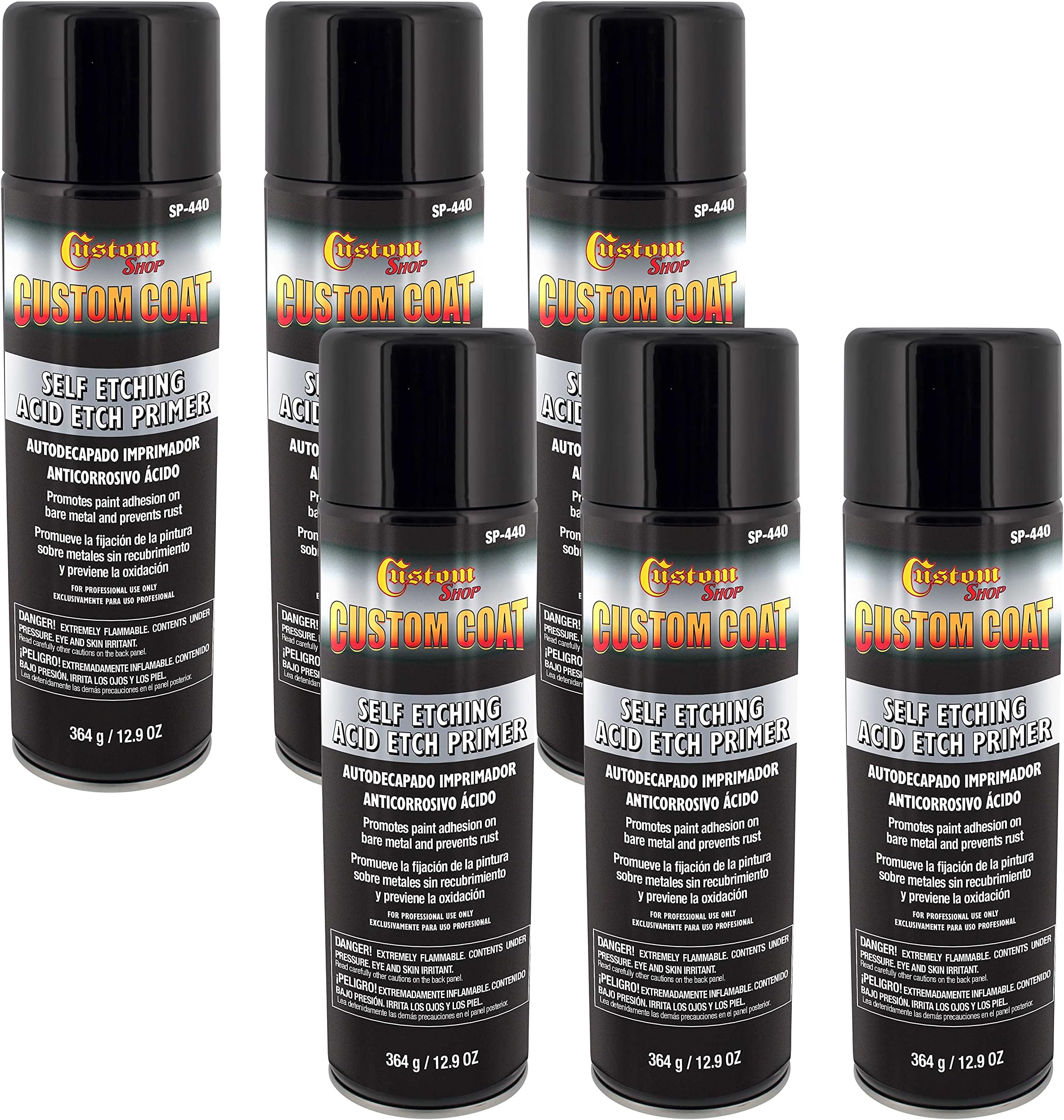 Amazon.com: Custom Coat Self Etching Acid Etch Primer - 12.9 Ounce ...