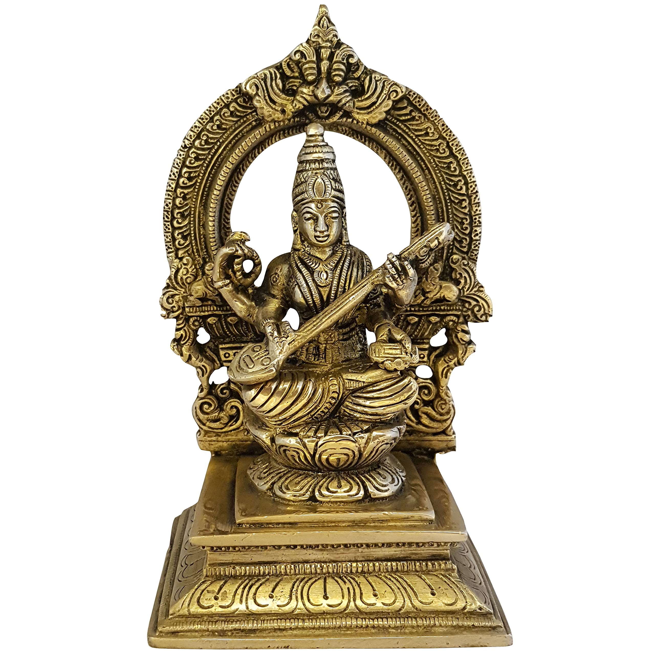 Buy Divya Mantra Saraswati Idol for Home Puja Room Diwali Decor Pooja ...