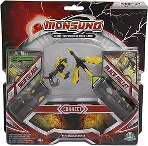 Monsuno - Pack Battle, 2 Cores Seria 4 Connect: Black Bullet et ...
