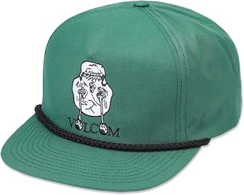 Volcom Men's Heavy Tone Adjustable Hat – Flat Brim 5-Panel Cap with ...