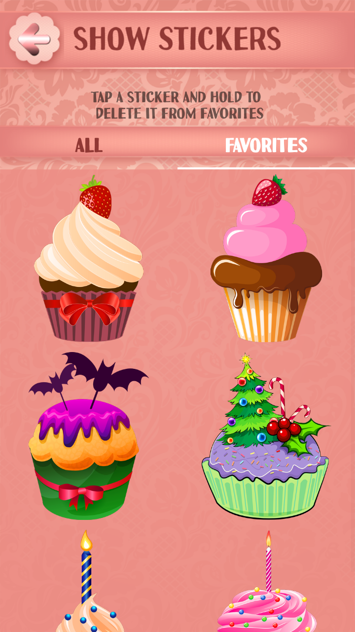 Cupcake Stickers:Amazon.com:Appstore for Android