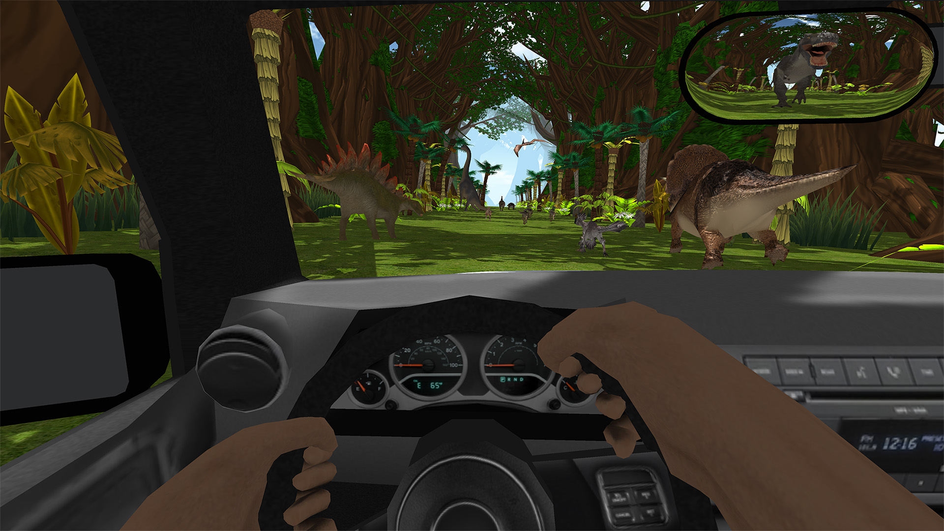 T-Rex Escape Dino Park - Jeep Chase Jurassic Dinosaur Games - App on ...
