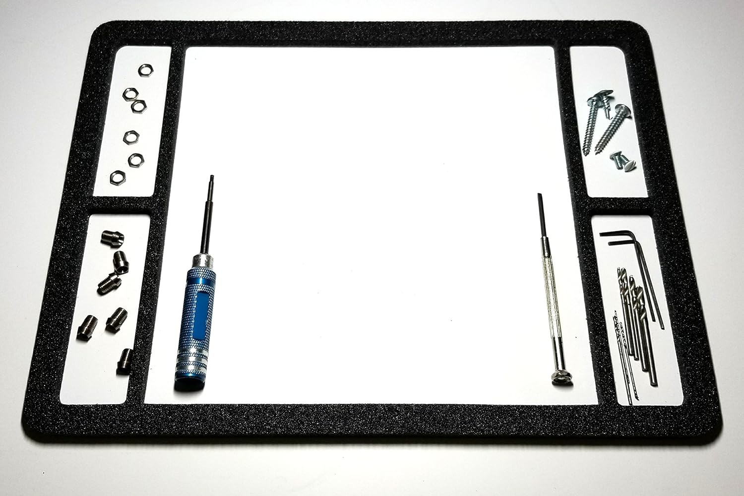 Amazon.com: Magnetic Mat, Screw Catcher with 4 Side Corrals (12"x9") 6 ...
