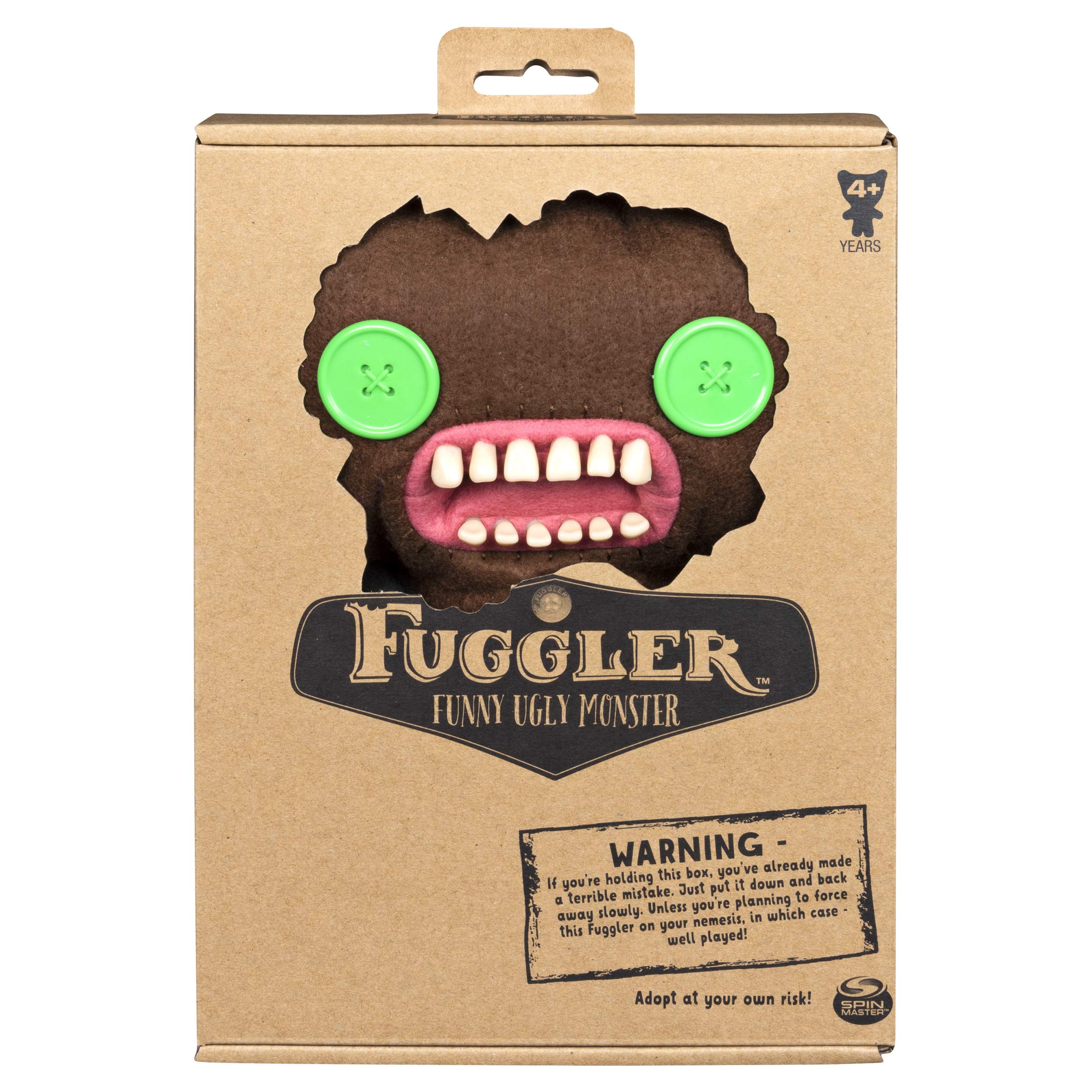 Buy Fugglers, Funny Ugly Monster, 9 Inch Count Fuggula (Brown) Plush ...