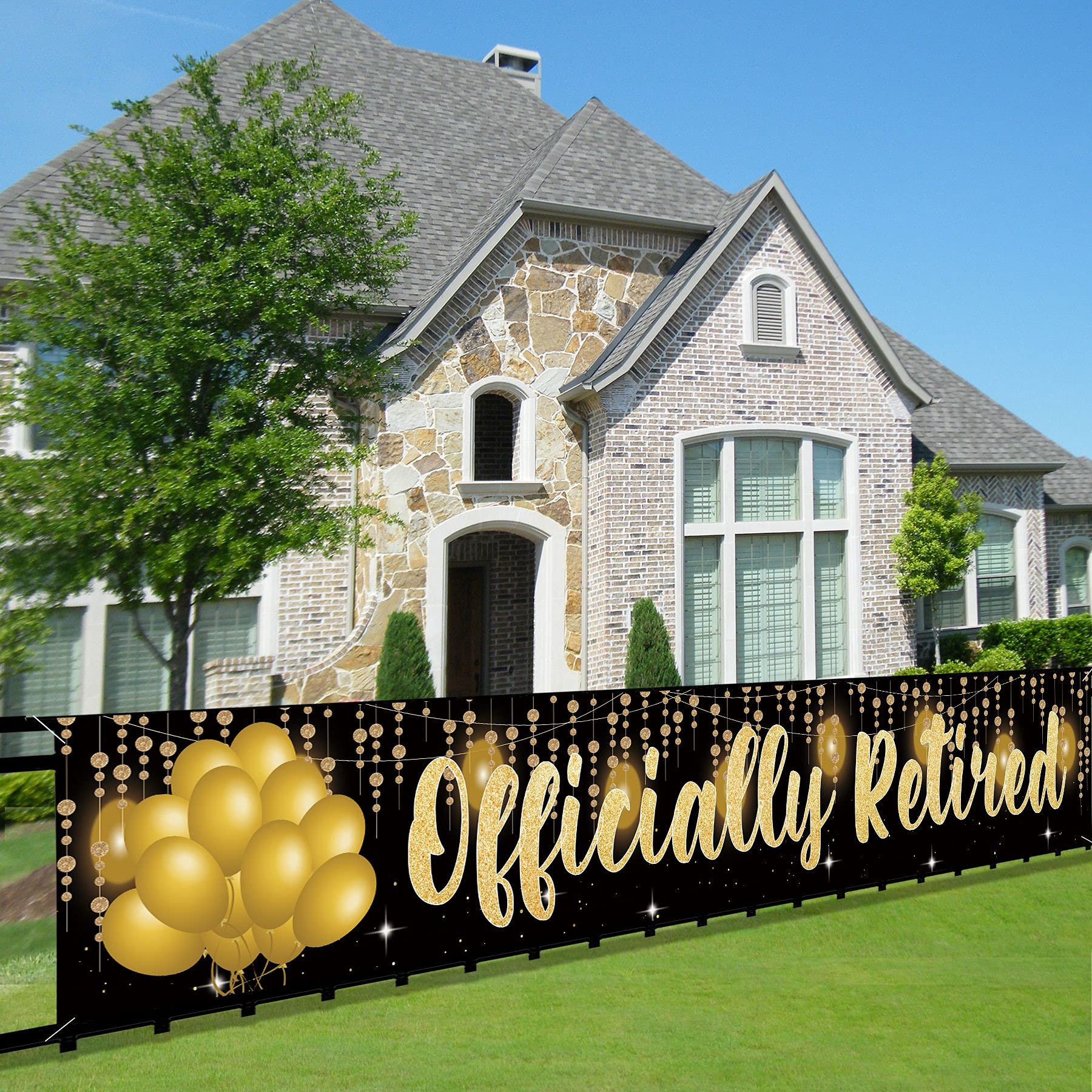 Amazon.com: Officially Retired Banner Decorations, Large Happy ...