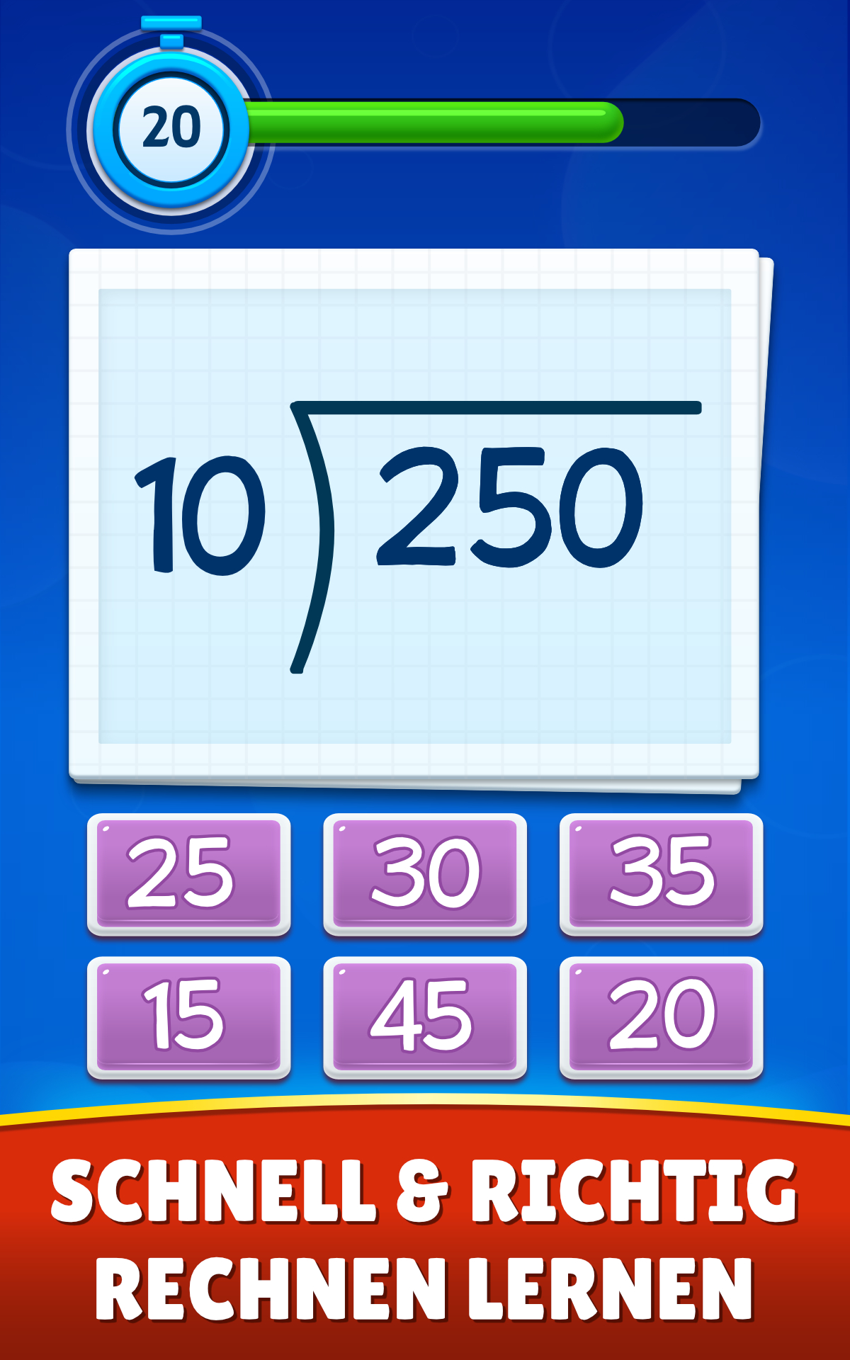 Mathe-Spiele für Kinder - Addition, Subtraktion, Multiplikation ...