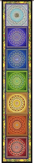 Amazon.com: Chakra Ladder Tapestry Banner: Tapestries: Home & Kitchen