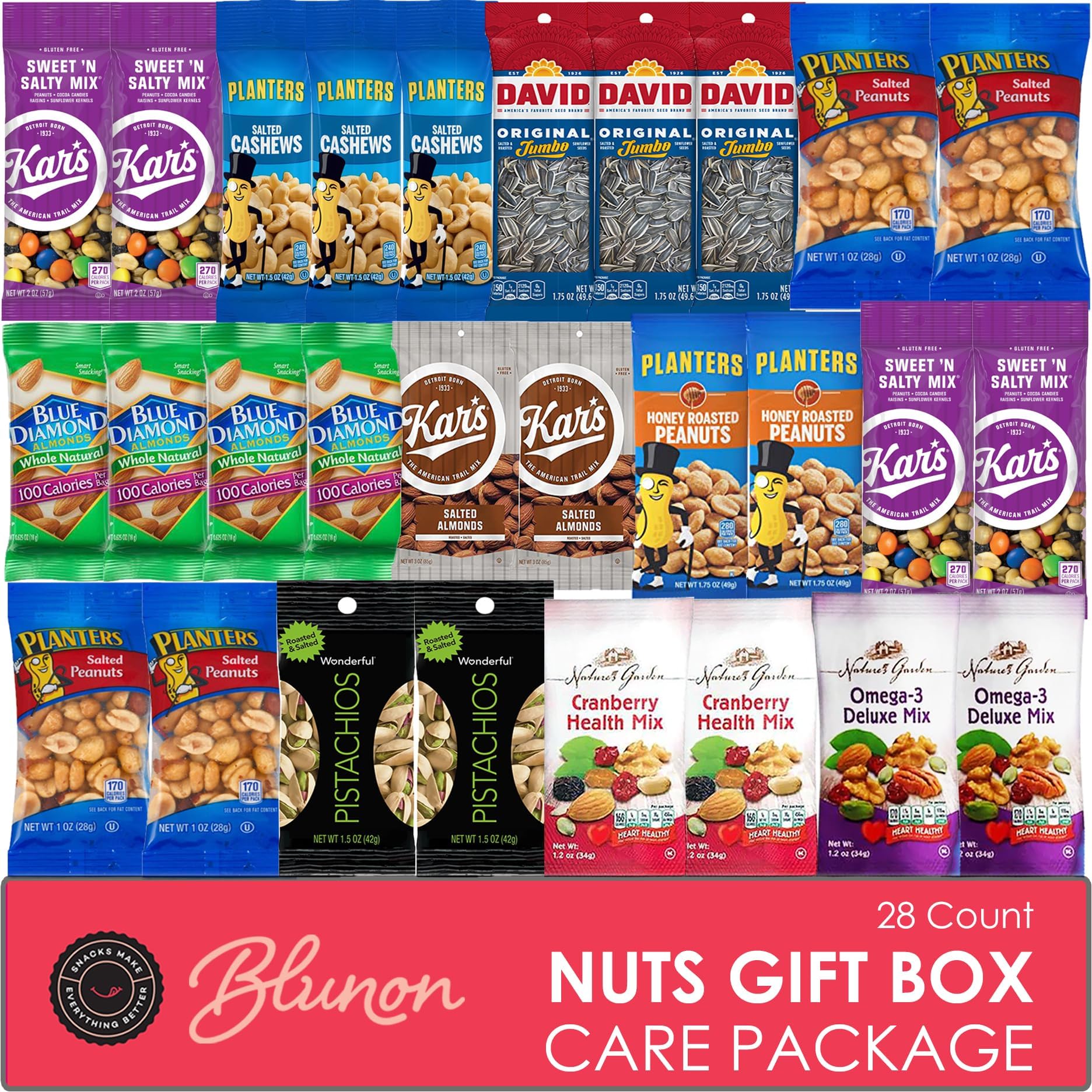 Amazon.com: Nuts Snack Packs - Mixed Nuts and Trail Mix Individual ...