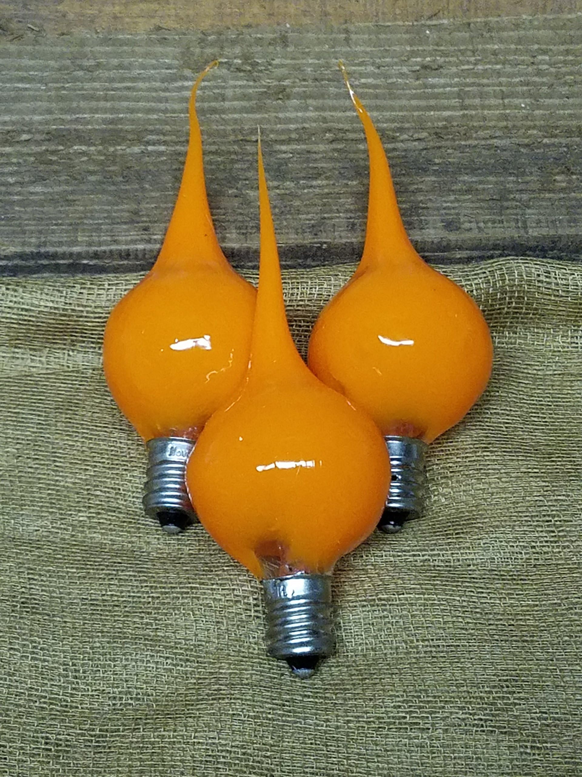 On The Bright Side Primitive Silicone Dipped 5 Watt Light Bulb - Pack ...