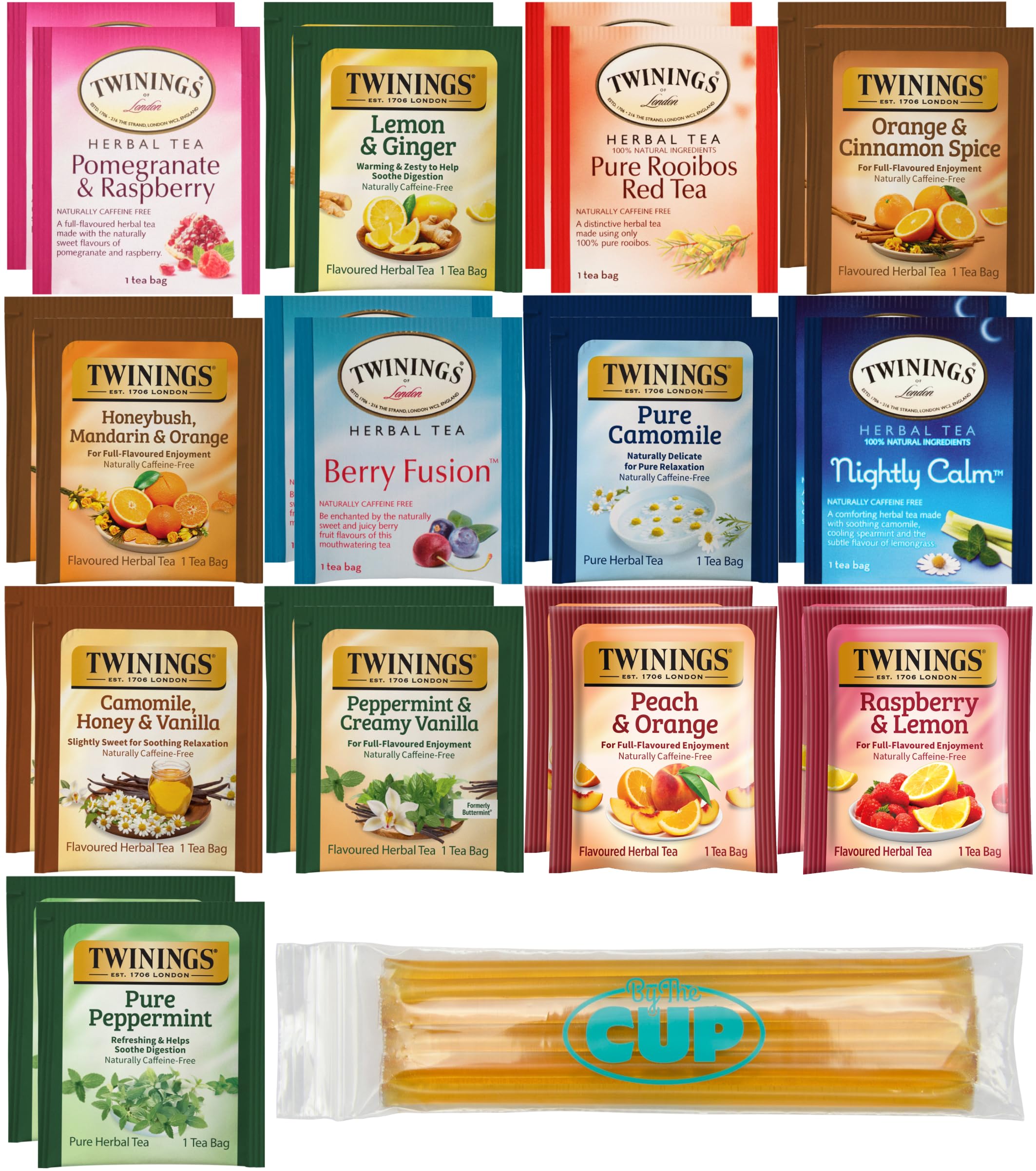 Snapklik.com : Twinings Herbal Tea Sampler, Naturally Caffeine-Free ...