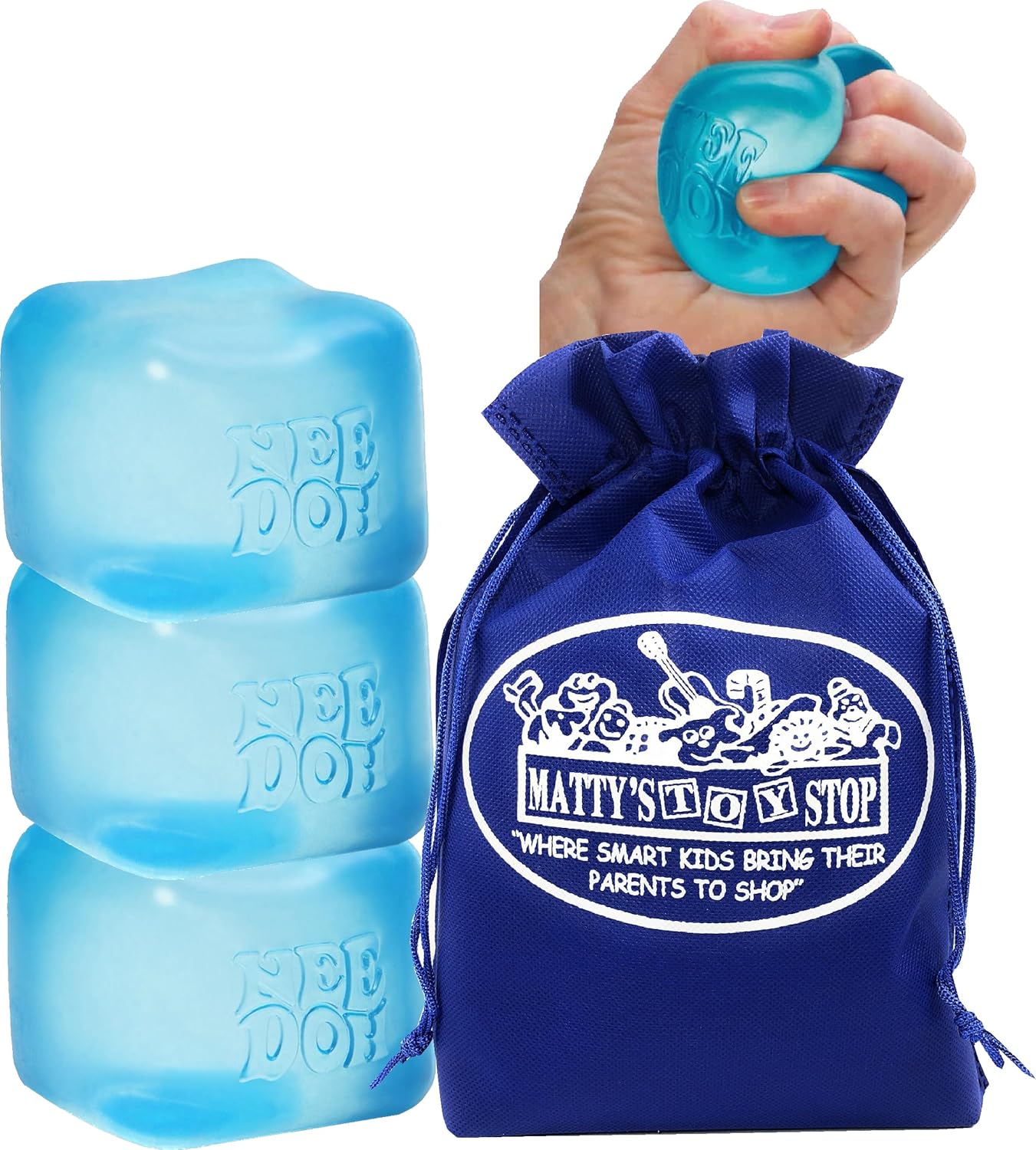 Amazon.com: Nice Cube Translucent NeeDoh...Groovy Glob! Squishy ...