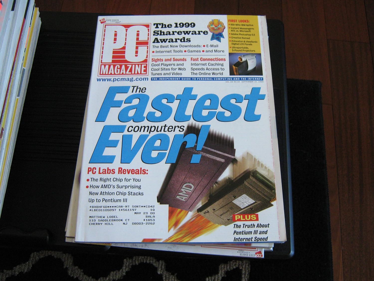 PC Magazine (The Fastest Computers Ever ! , PC Labs Reveals : Chips ...