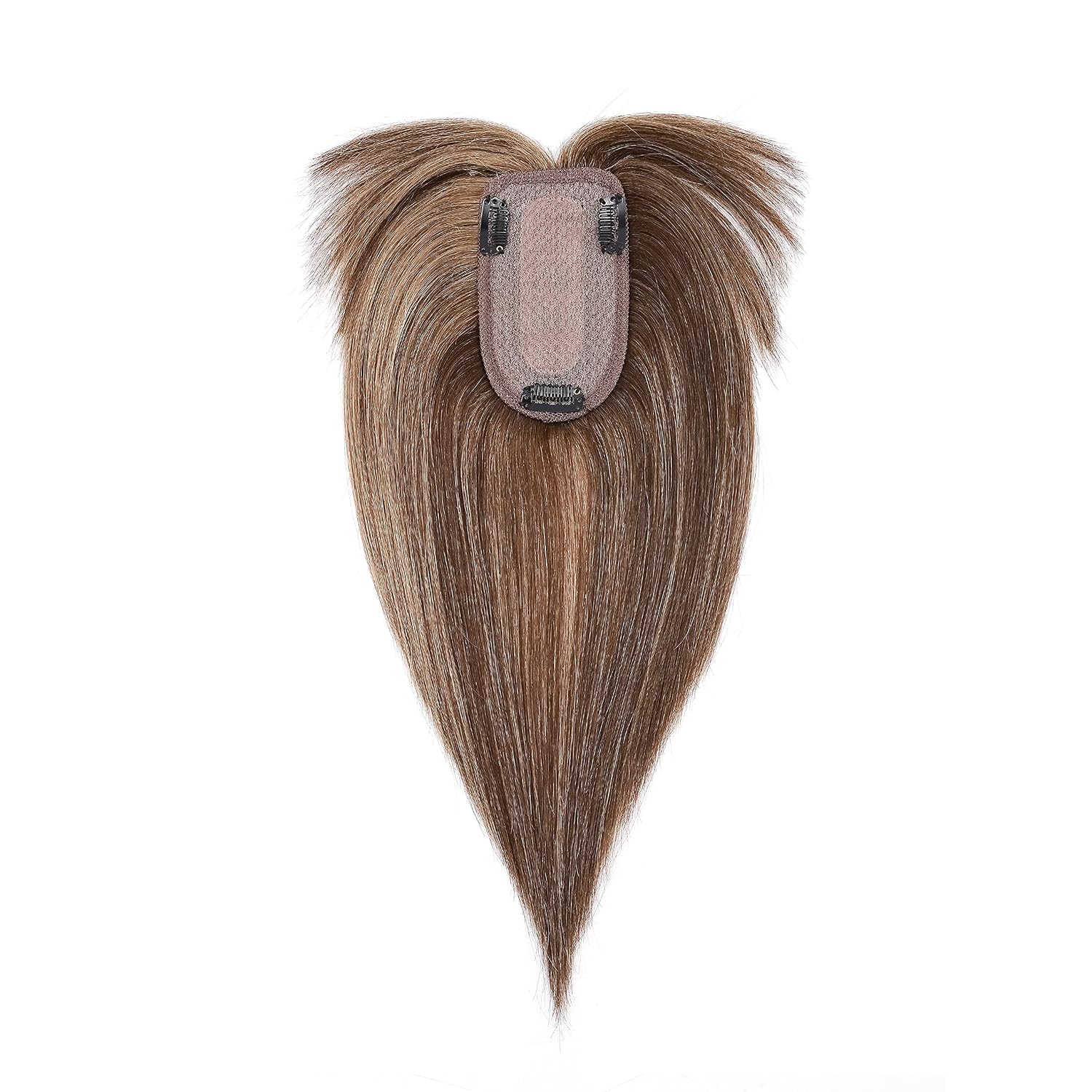 Amazon.com : Benehair Clip in Hair Topper with Bangs Secret Topper ...