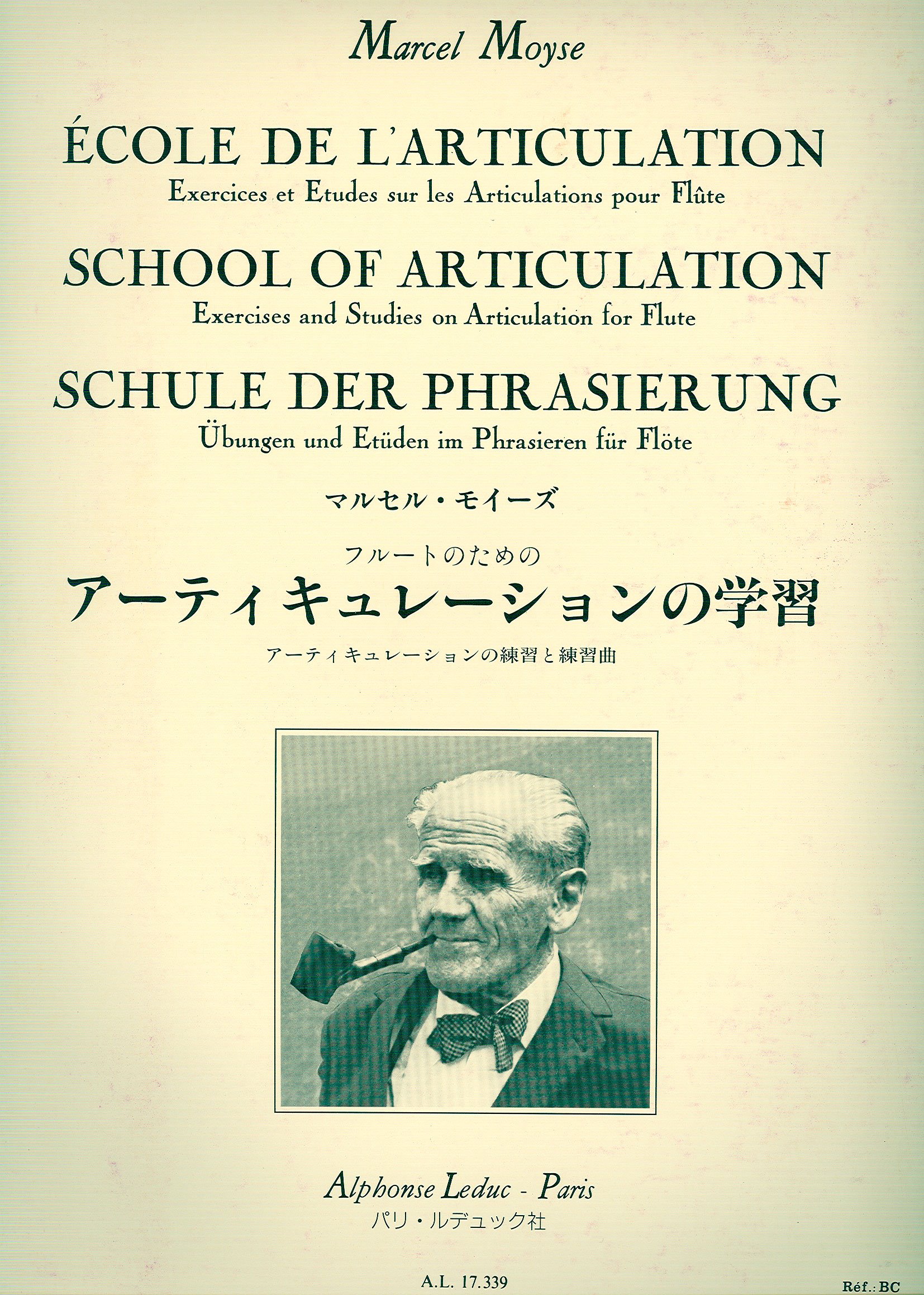 Marcel Moyse: Ecole De L'Articulation (Flute). Für Querflöte : MOYSE M ...