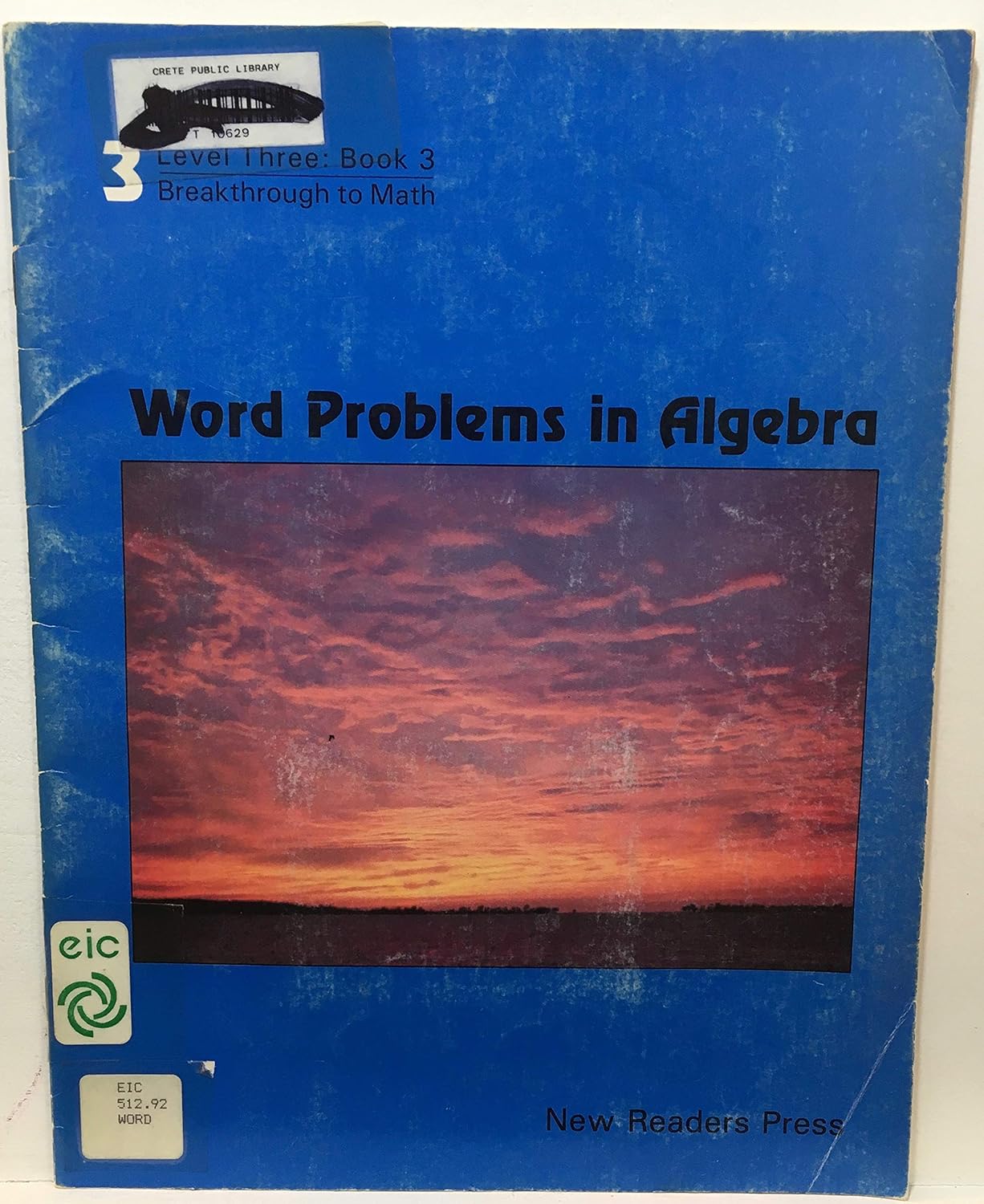 Word Problems in Algebra (Breakthrough to Math) Level 3: Ann K. U ...