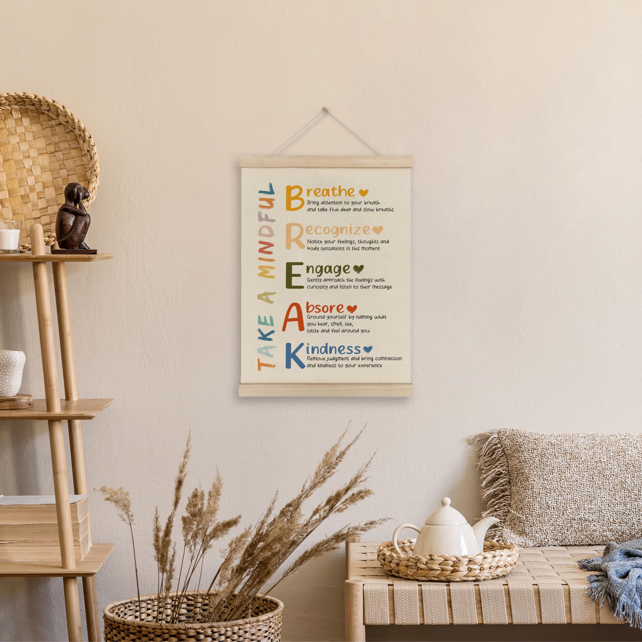 Wood Therapy Mental Health Decor Ecezatik Zones Of Regulation Frame ...