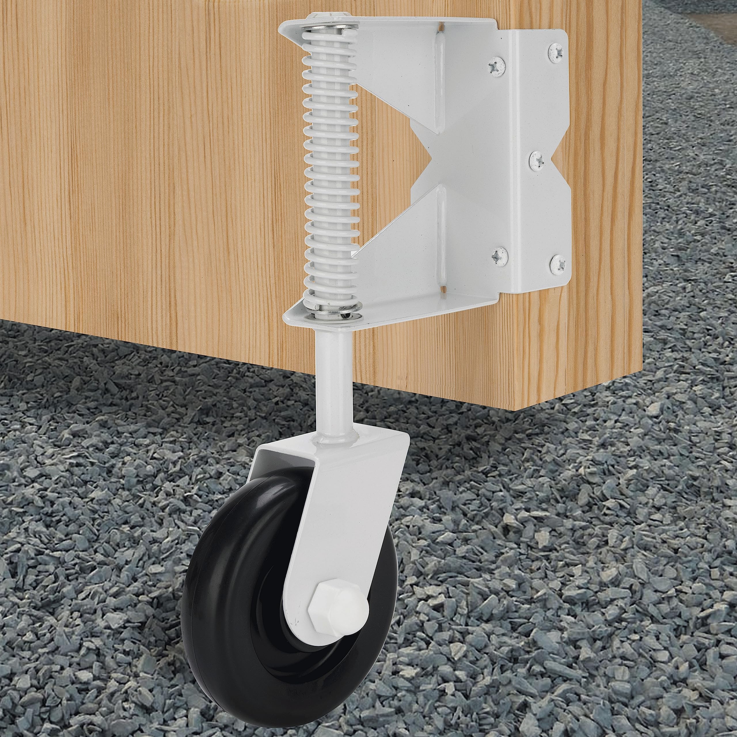 Amazon.com: Crystmetal Spring Loaded Gate Caster, Heavy Duty Gate Wheel ...