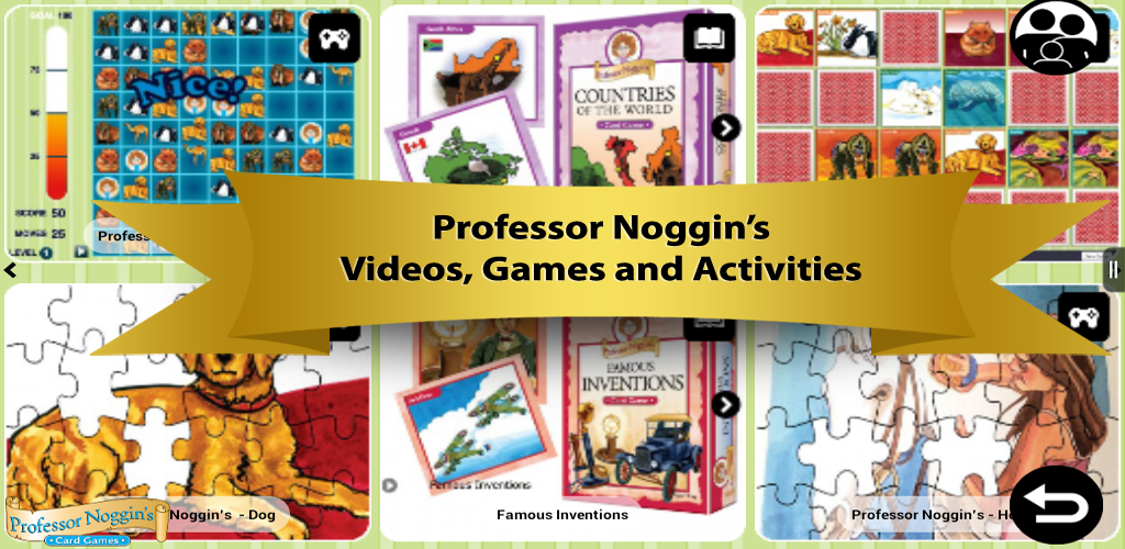 Professor Noggin's Trivia Card Game for Kids - Science, Geography and ...