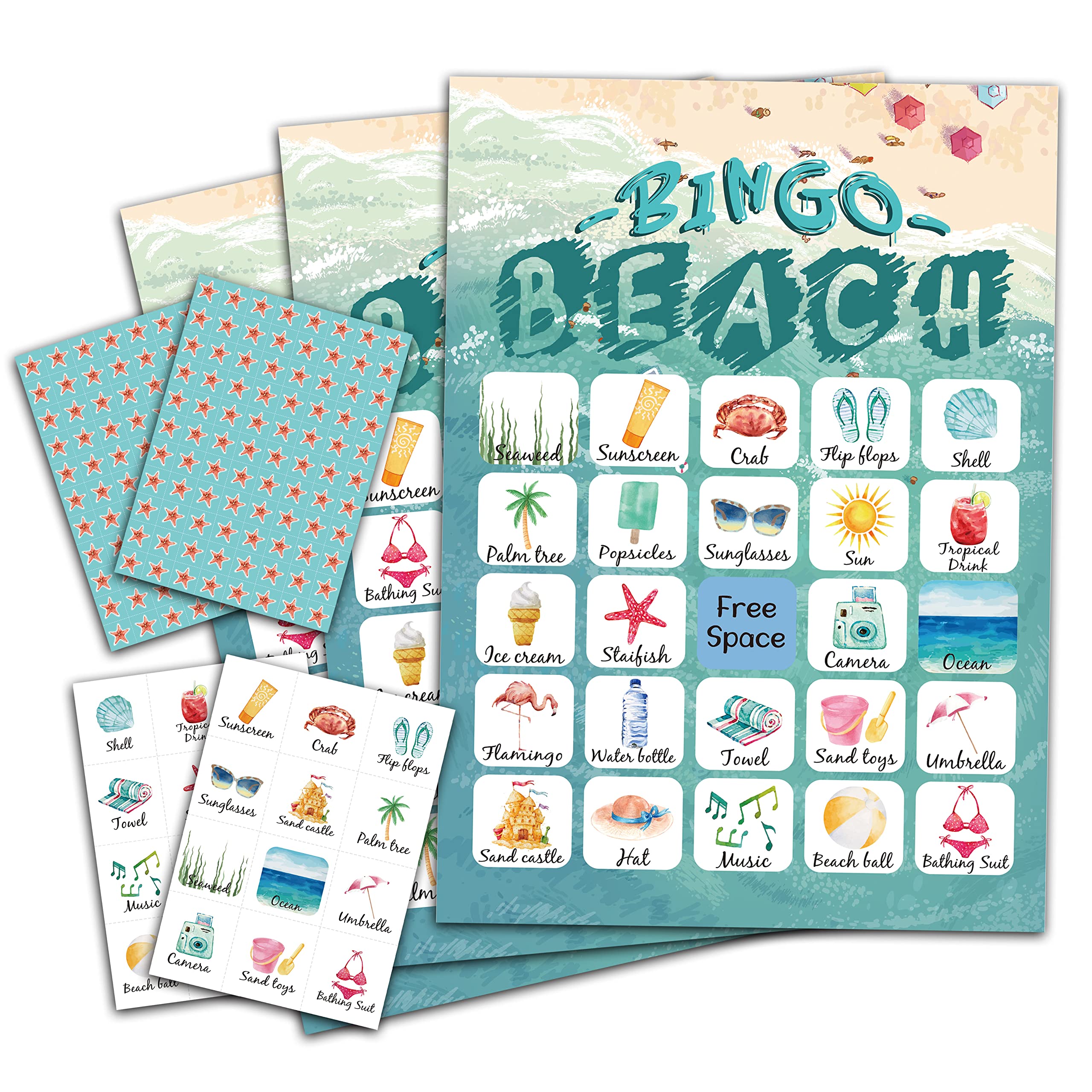 Beach Bingo Template Printable