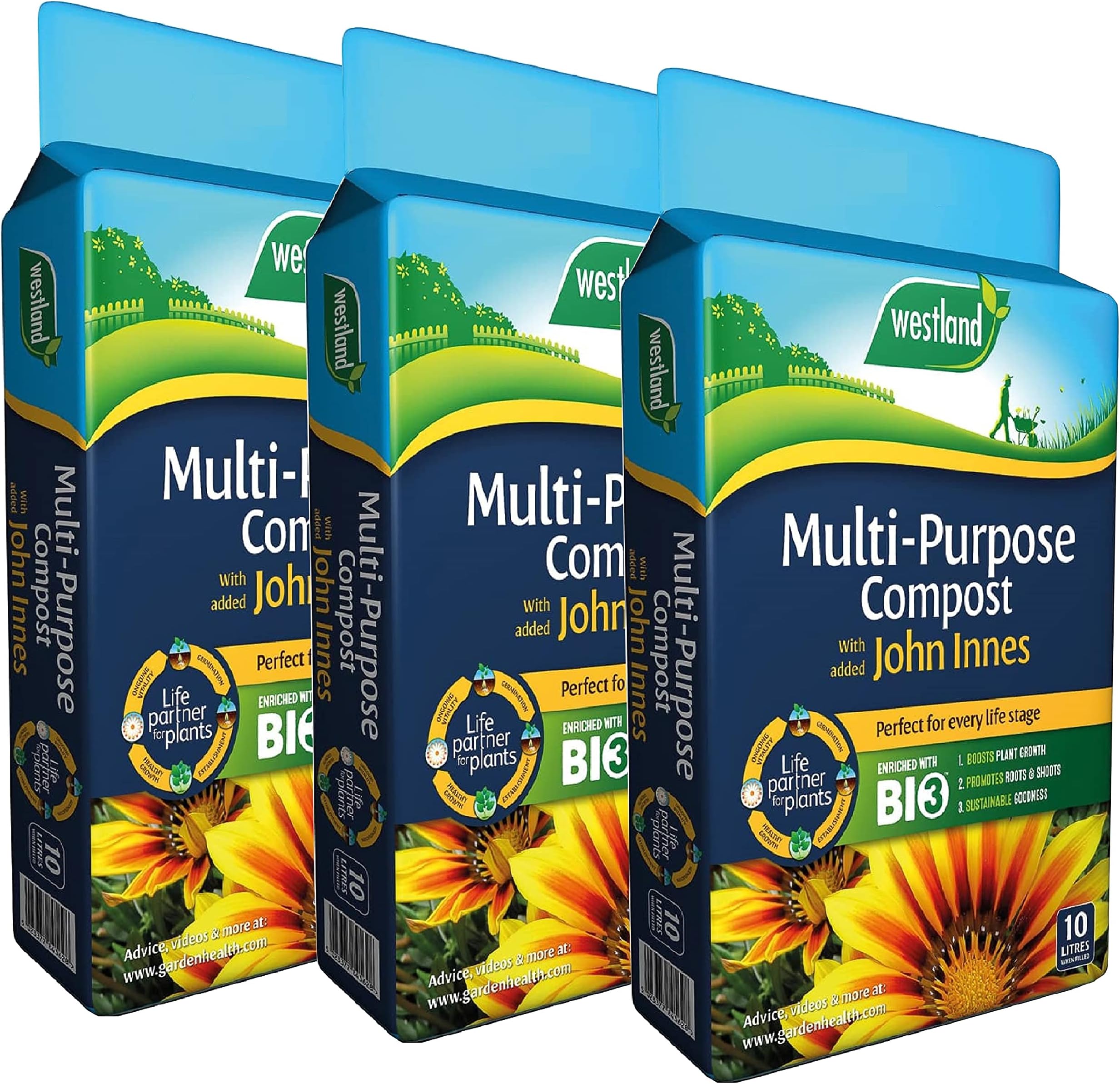 Westland 2 x Jack's Magic 50L Multi Puprose compost : Amazon.co.uk: Garden