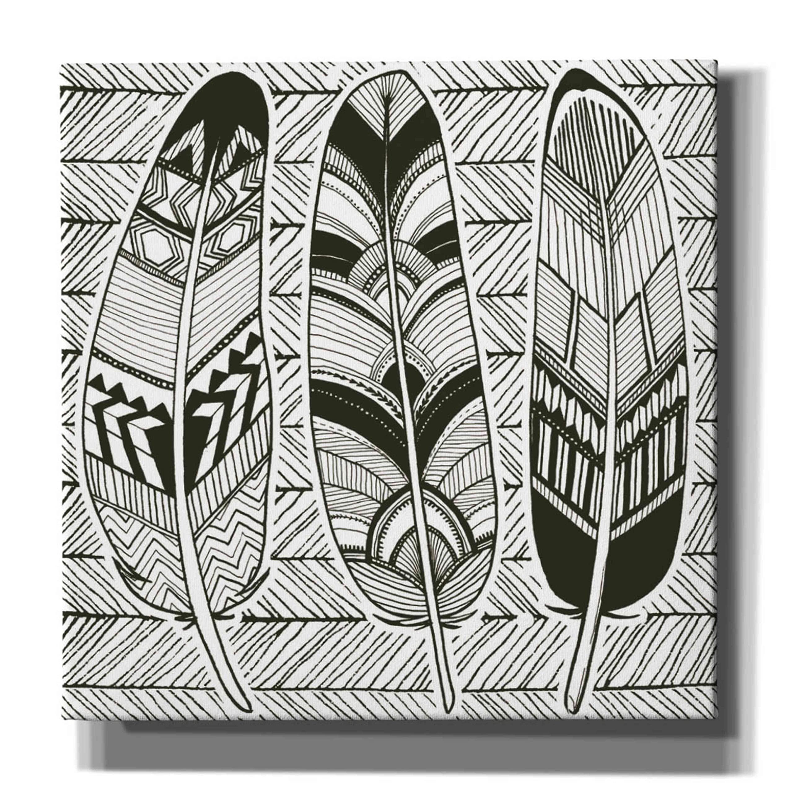 Zentangle Feather Patterns Step By Step
