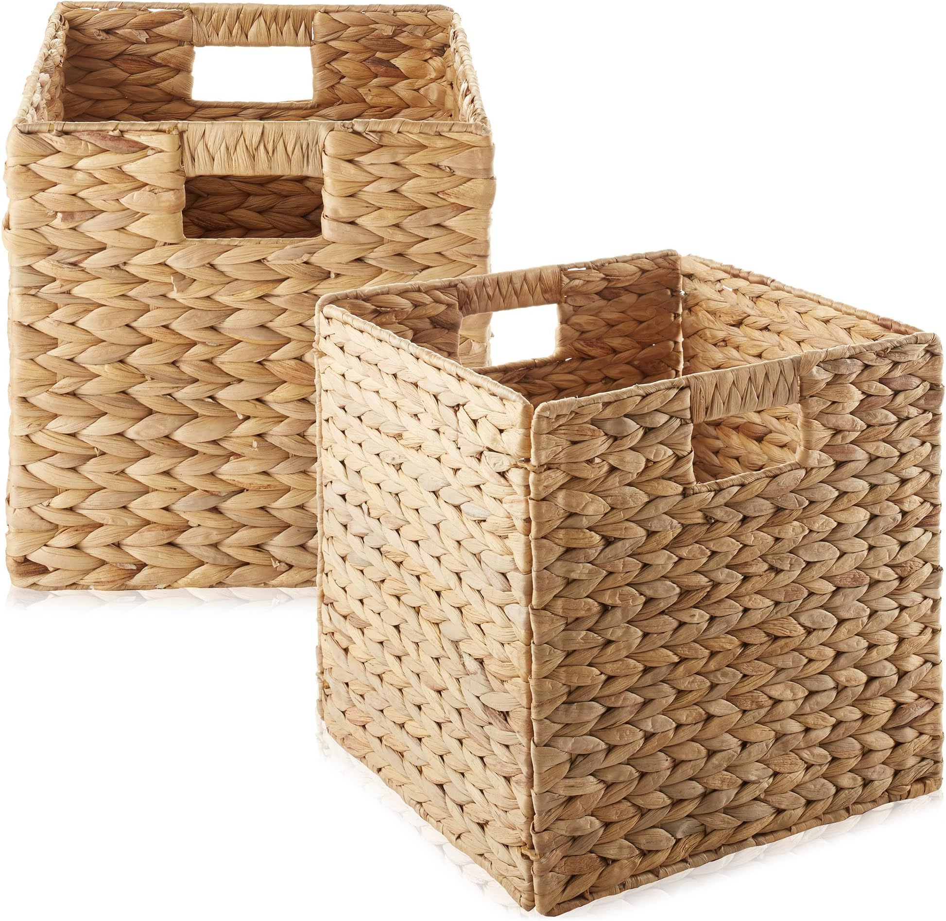 Amazon.com: Best Choice Products 12x12in Hyacinth Baskets, Rustic Set ...