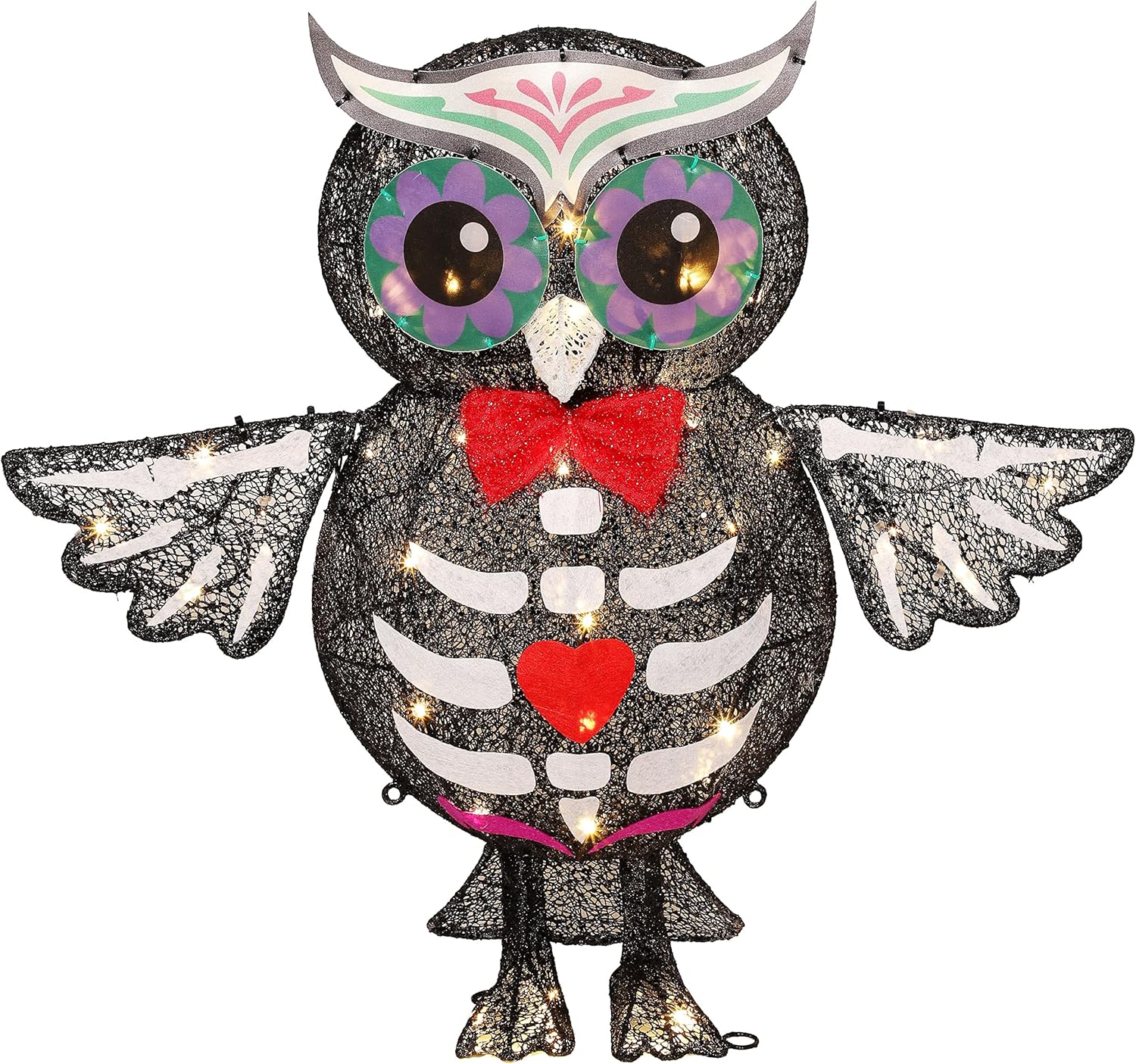 Amazon.com: Haunted Living 24 in. Tall LED Lighted Owl : Patio, Lawn ...