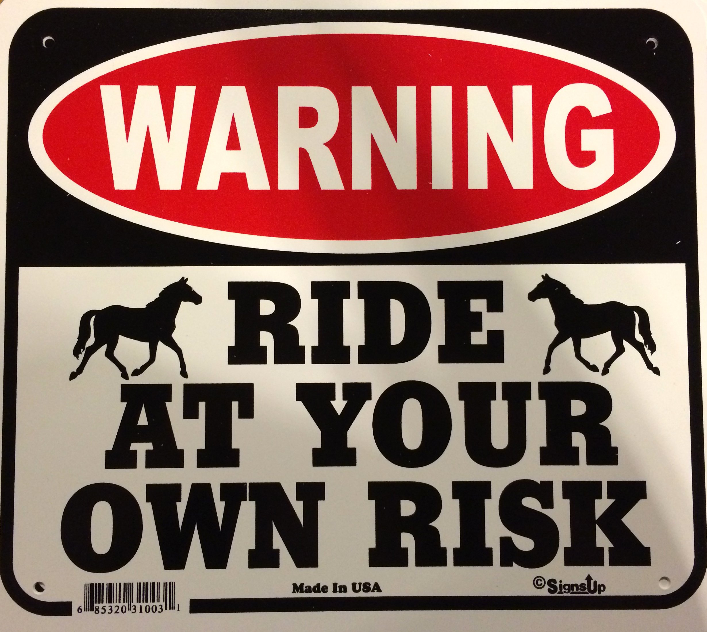 Pony Ride Weight Limit Signs