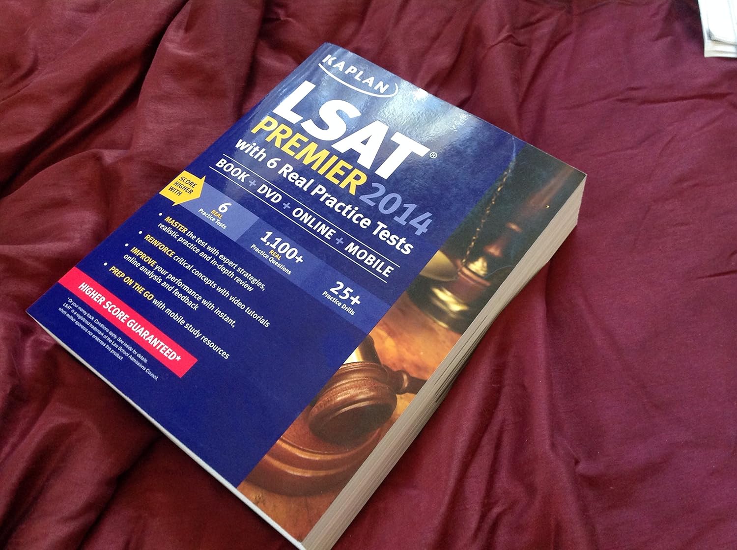 Kaplan LSAT Premier 2014 with 6 Practice Tests: Book + Online + DVD ...